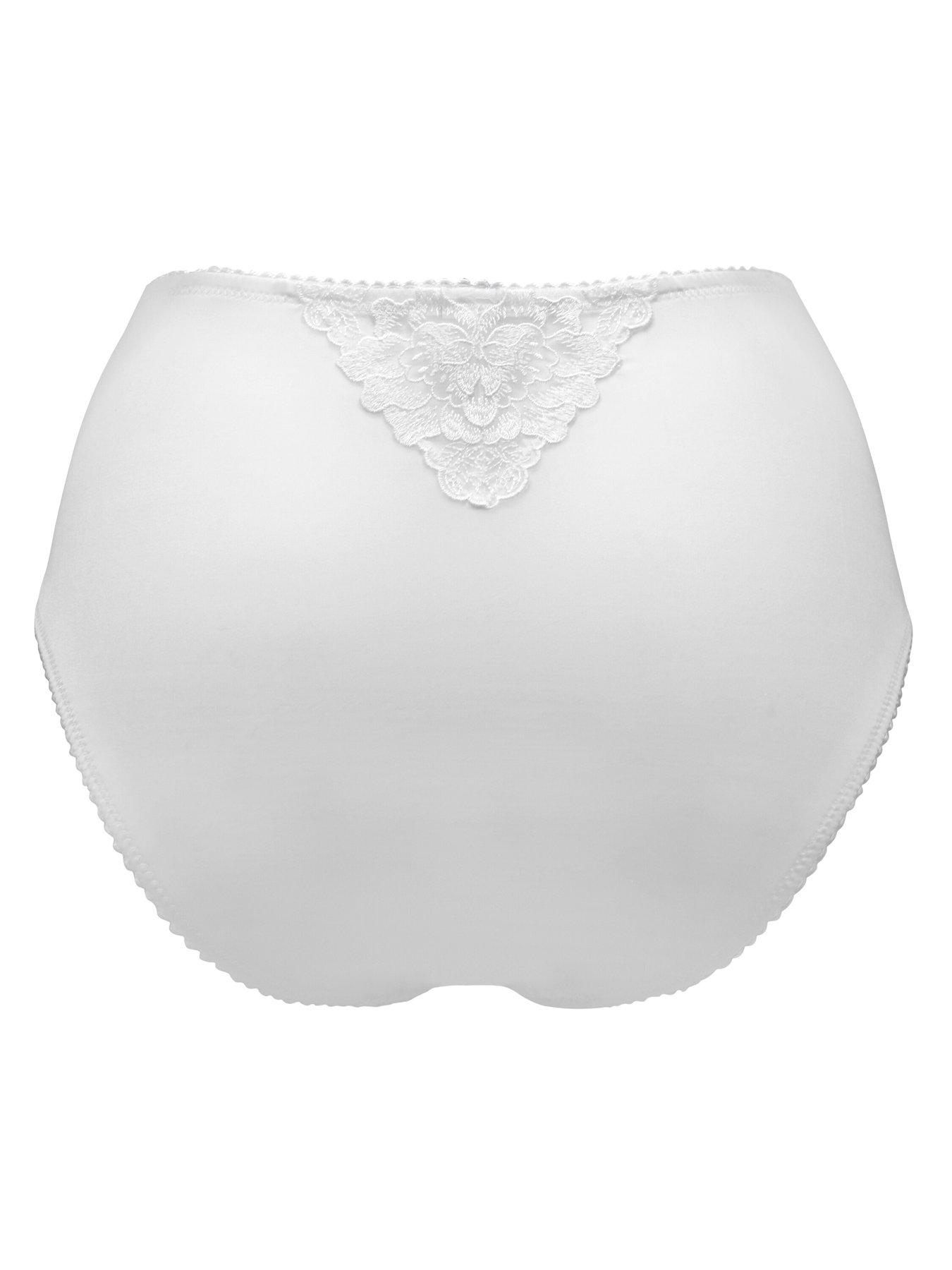 Pour Moi Sofia Emb Lace Embroidered Deep Brief | Littlewoods