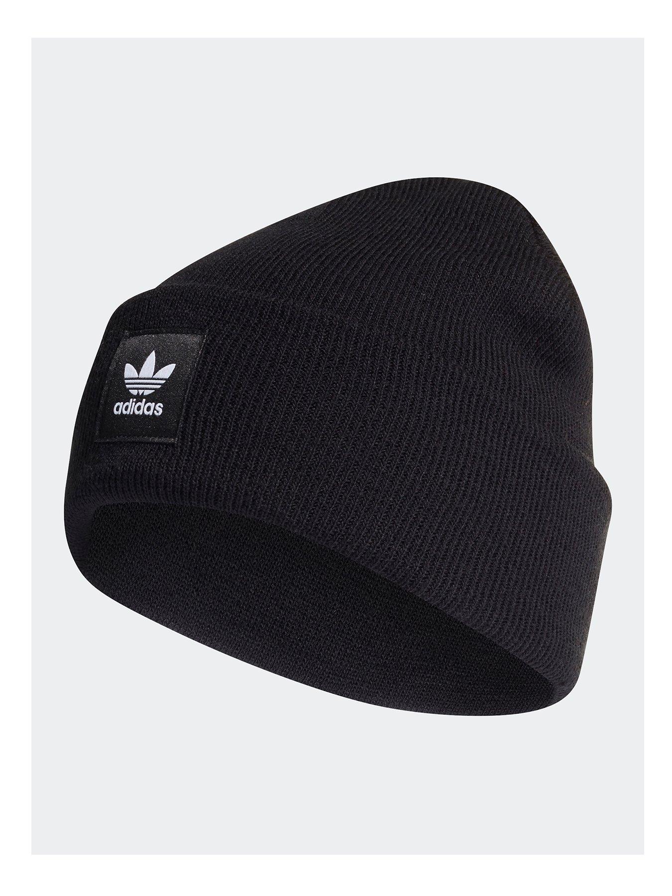 adidas Originals Adicolor Cuff Beanie - Black | littlewoods.com
