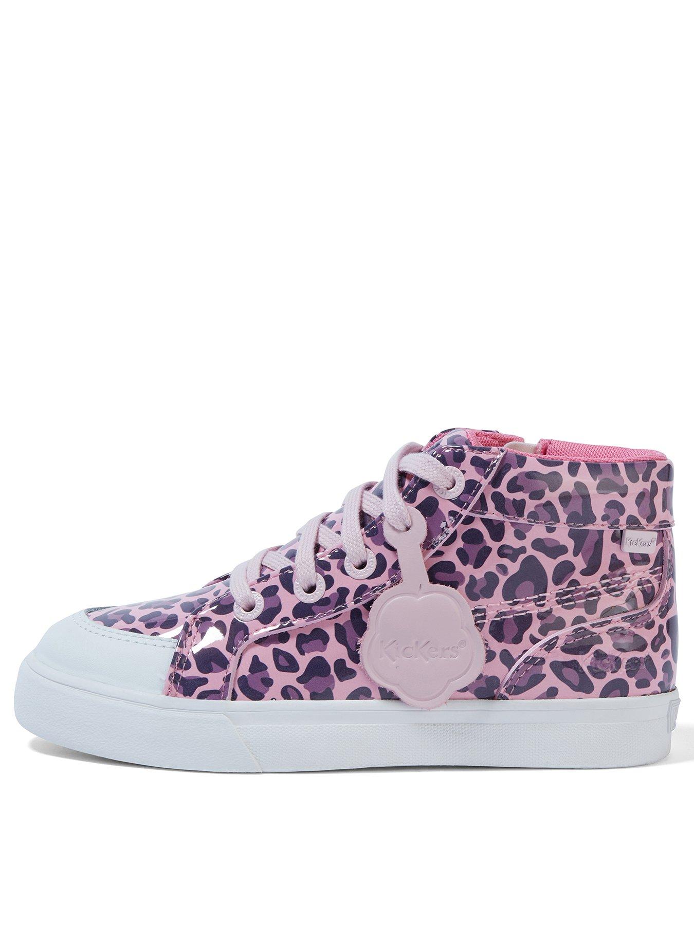 Kickers Junior Female Tovni Hi Leopard | littlewoods.com