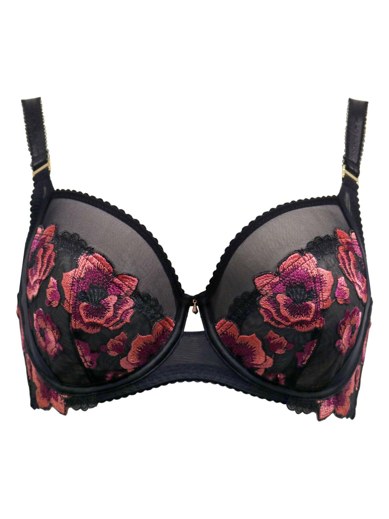 Pour Moi Soiree Embroidery Side Support Bra - Multi | Littlewoods