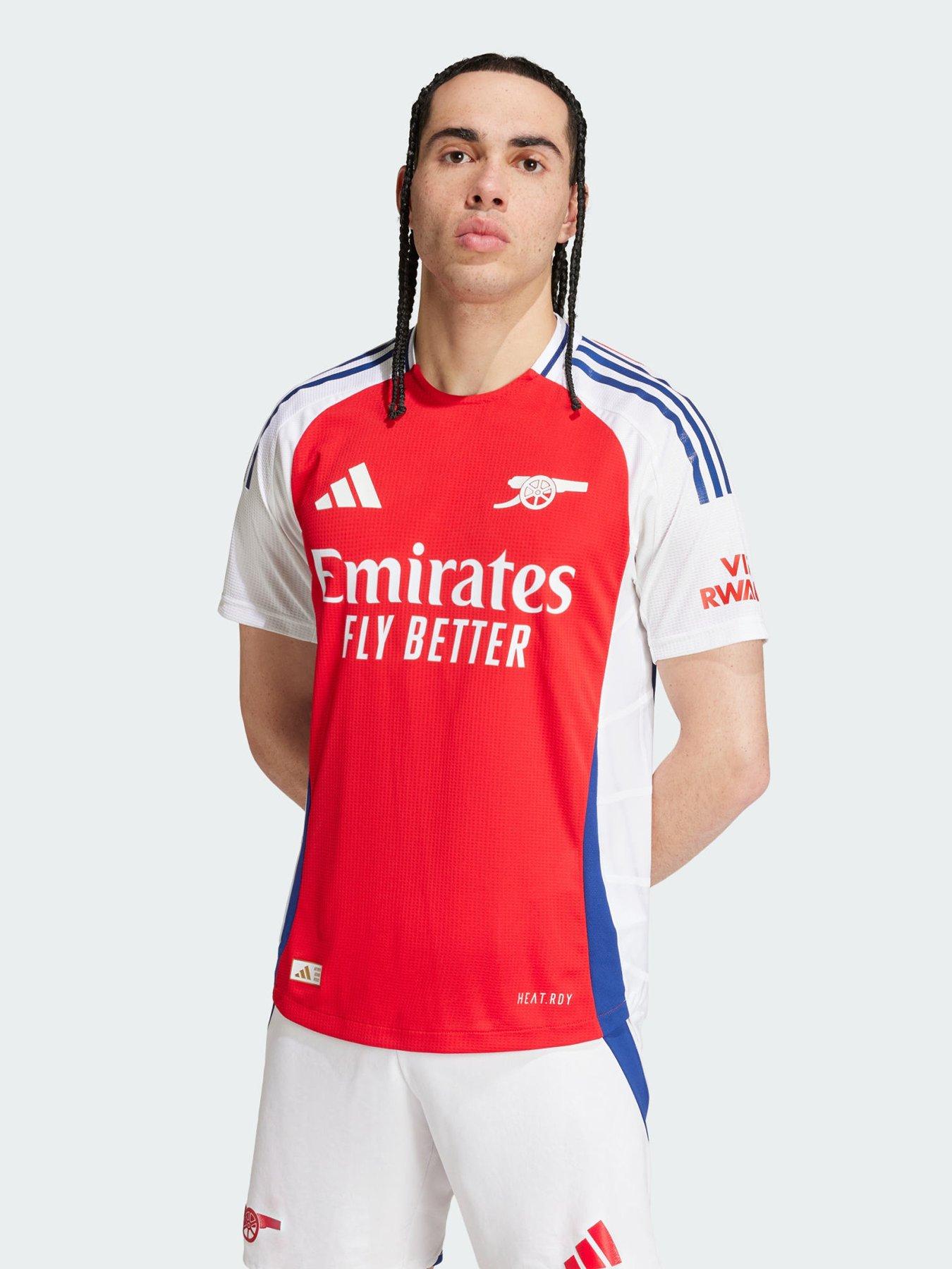 adidas Arsenal 24/25 Home Authentic Jersey - Red | littlewoods.com