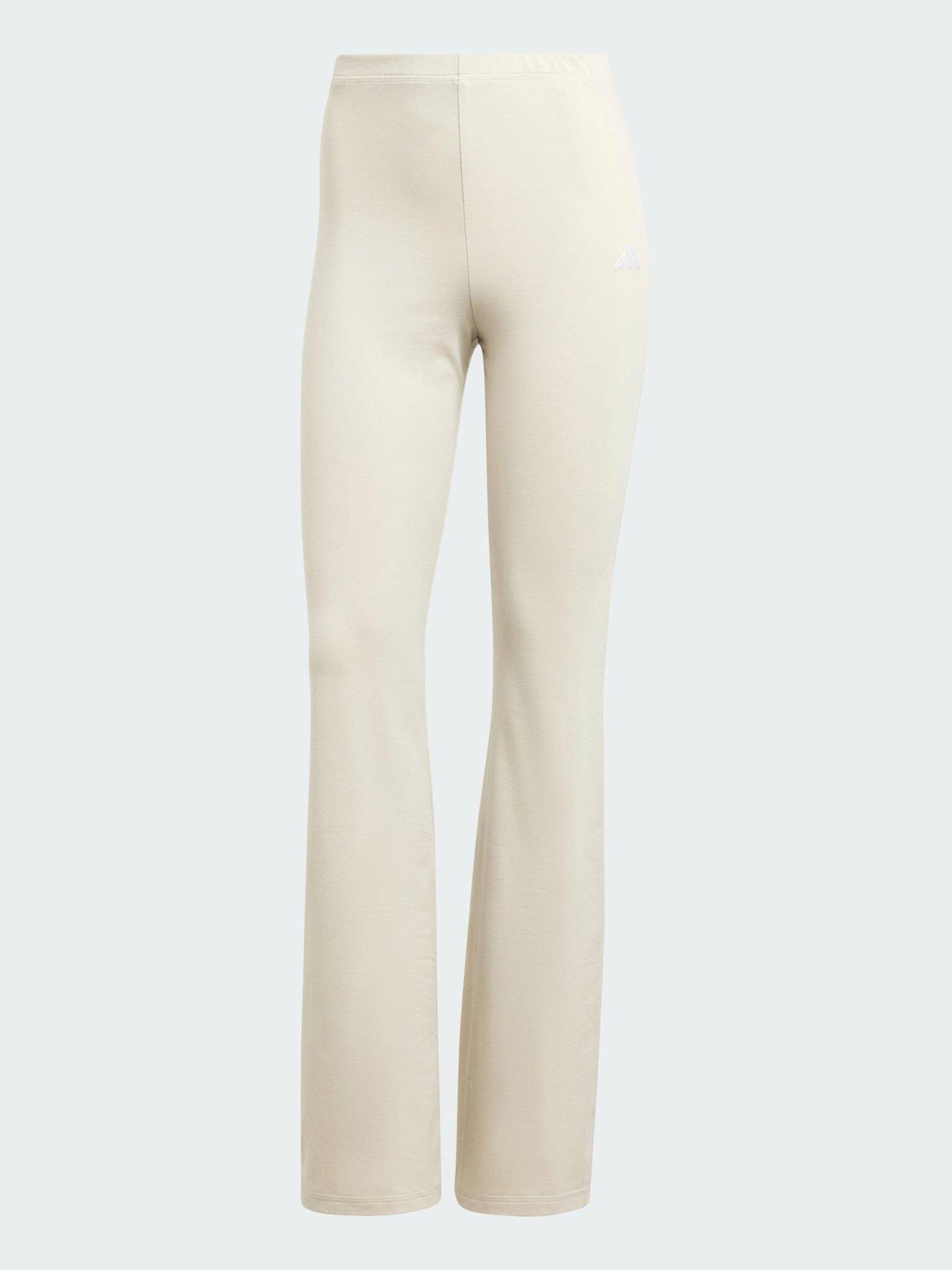 adidas Essentials Small Logo Flared Leggings | Littlewoods