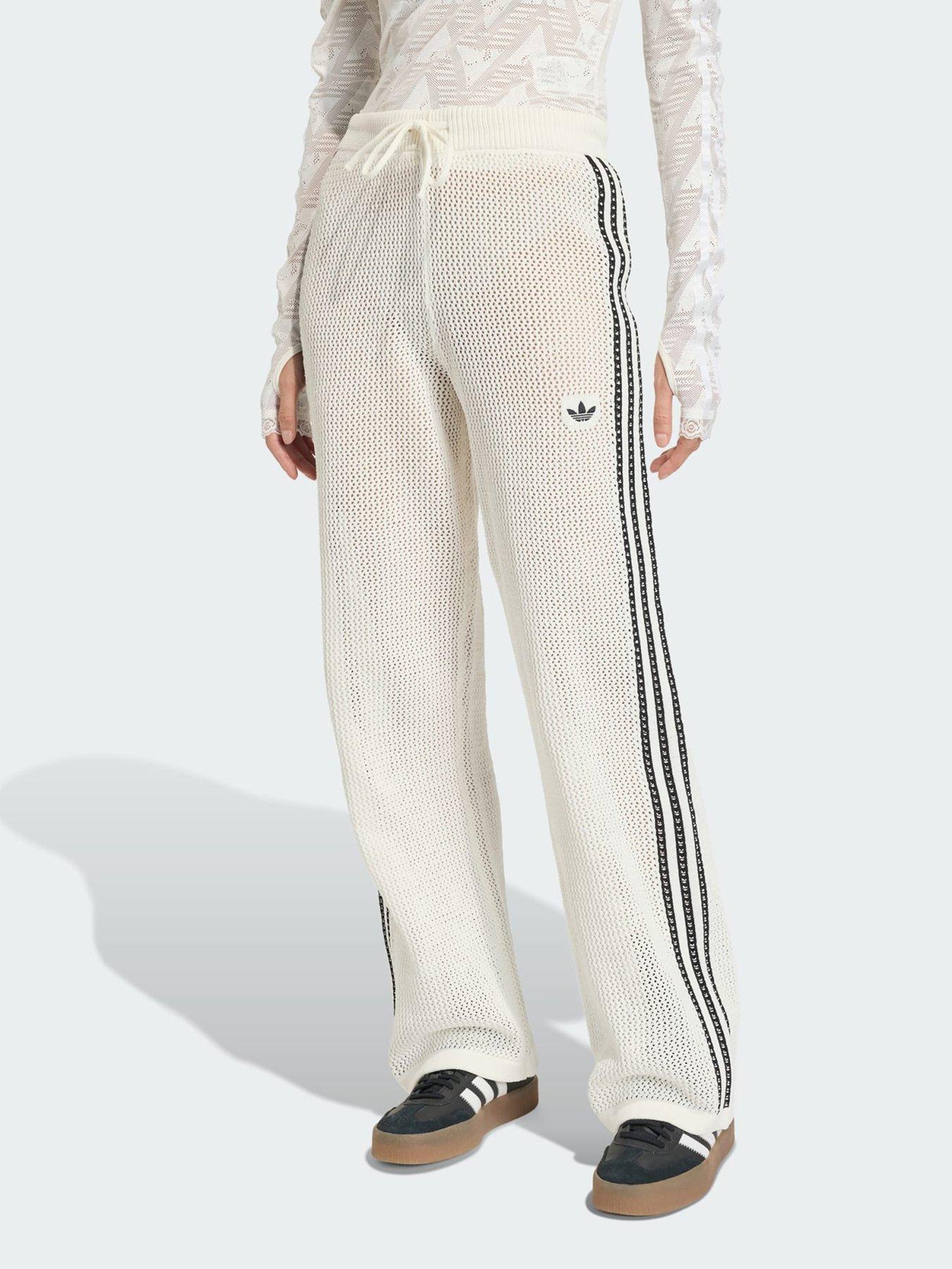 adidas Originals Knitted Crochet Firebird Tracksuit Pants | Littlewoods