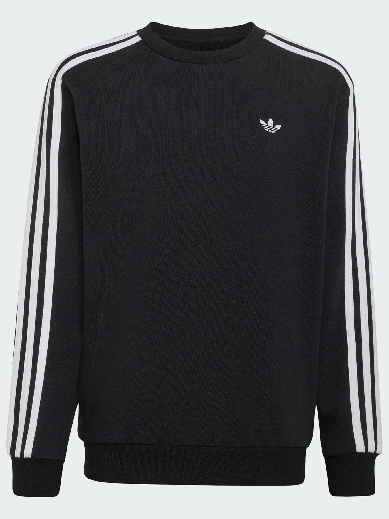 adidas Originals 3-STRIPES LOOSE CREW Sweatshirt | Littlewoods