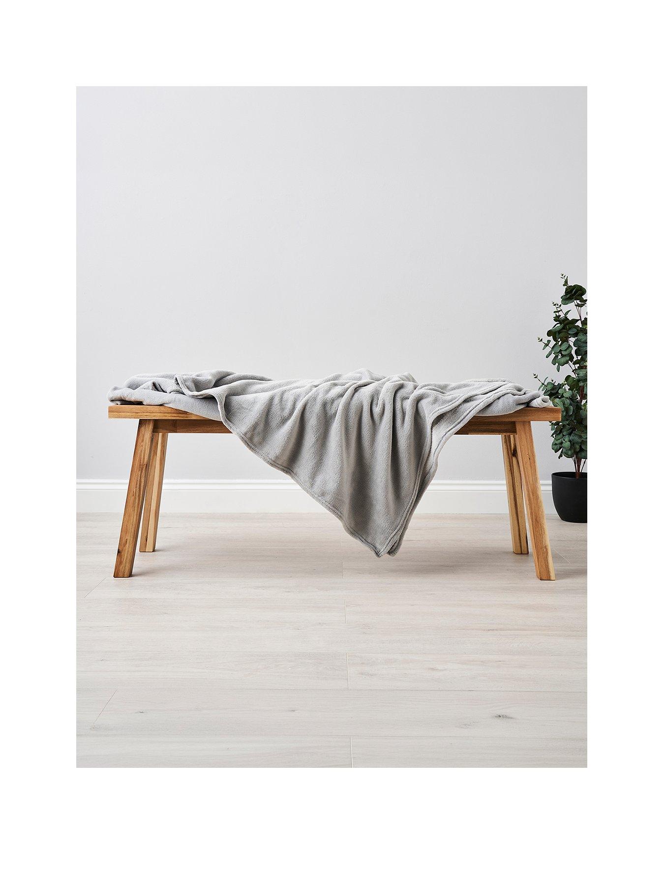 Very Home Micro Fleece Throw | littlewoods.com