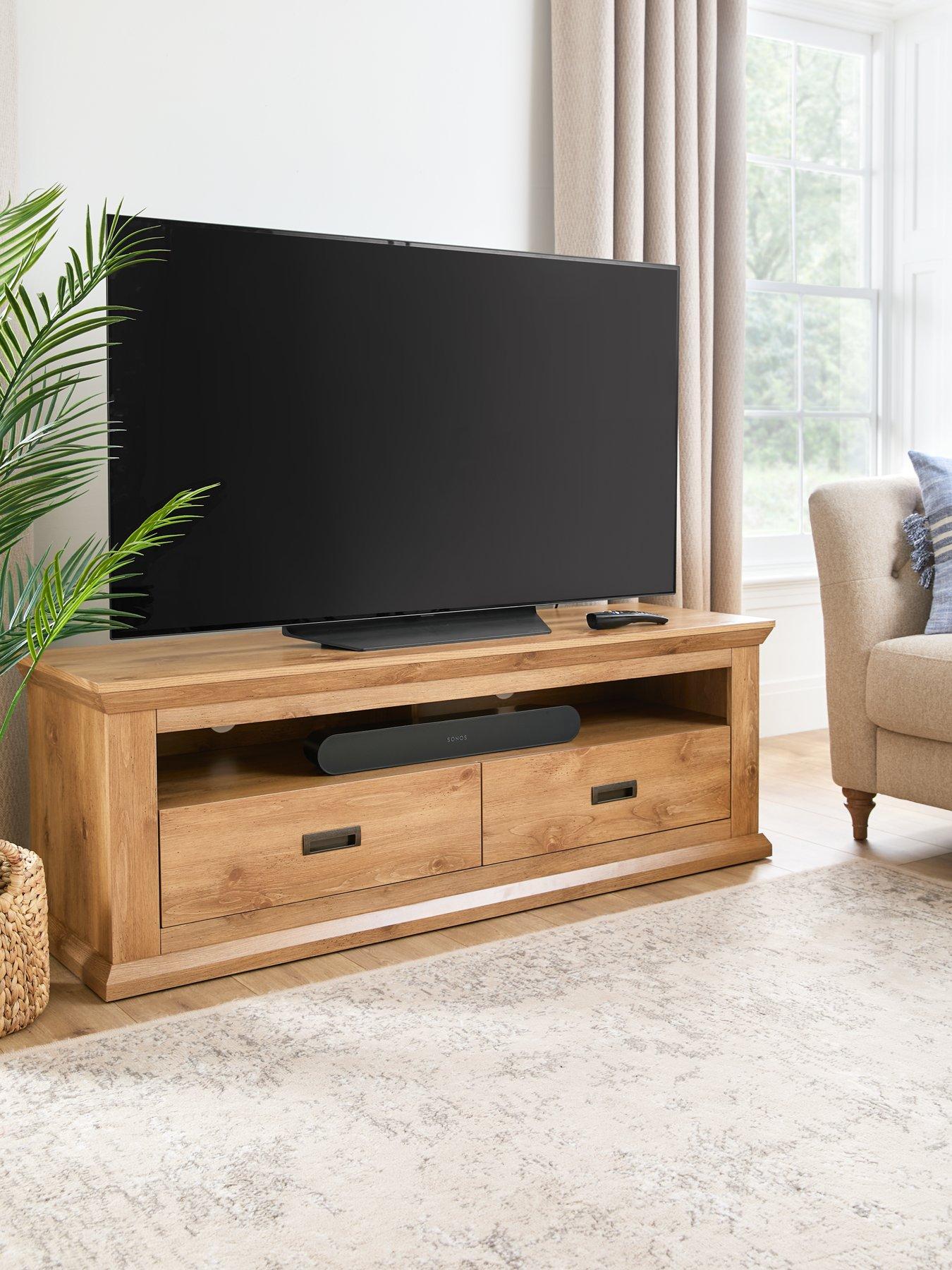 The Very Collection Clifton Wide TV Unit - fits up to 55 inch TV ...