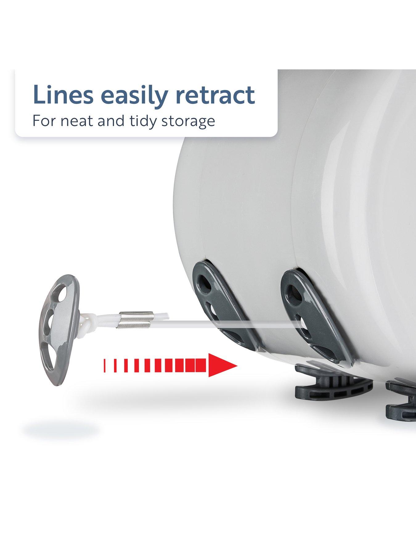 Minky Outdoor Retractable Reel Washing Line 30m | Littlewoods