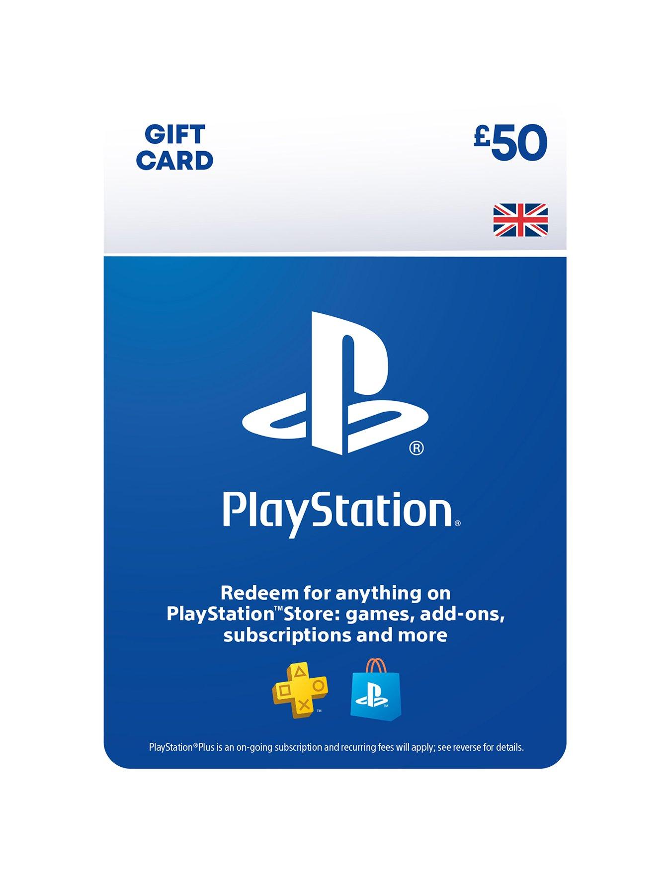 Playstation Store £50 Gift Card (Digital Download) | Littlewoods