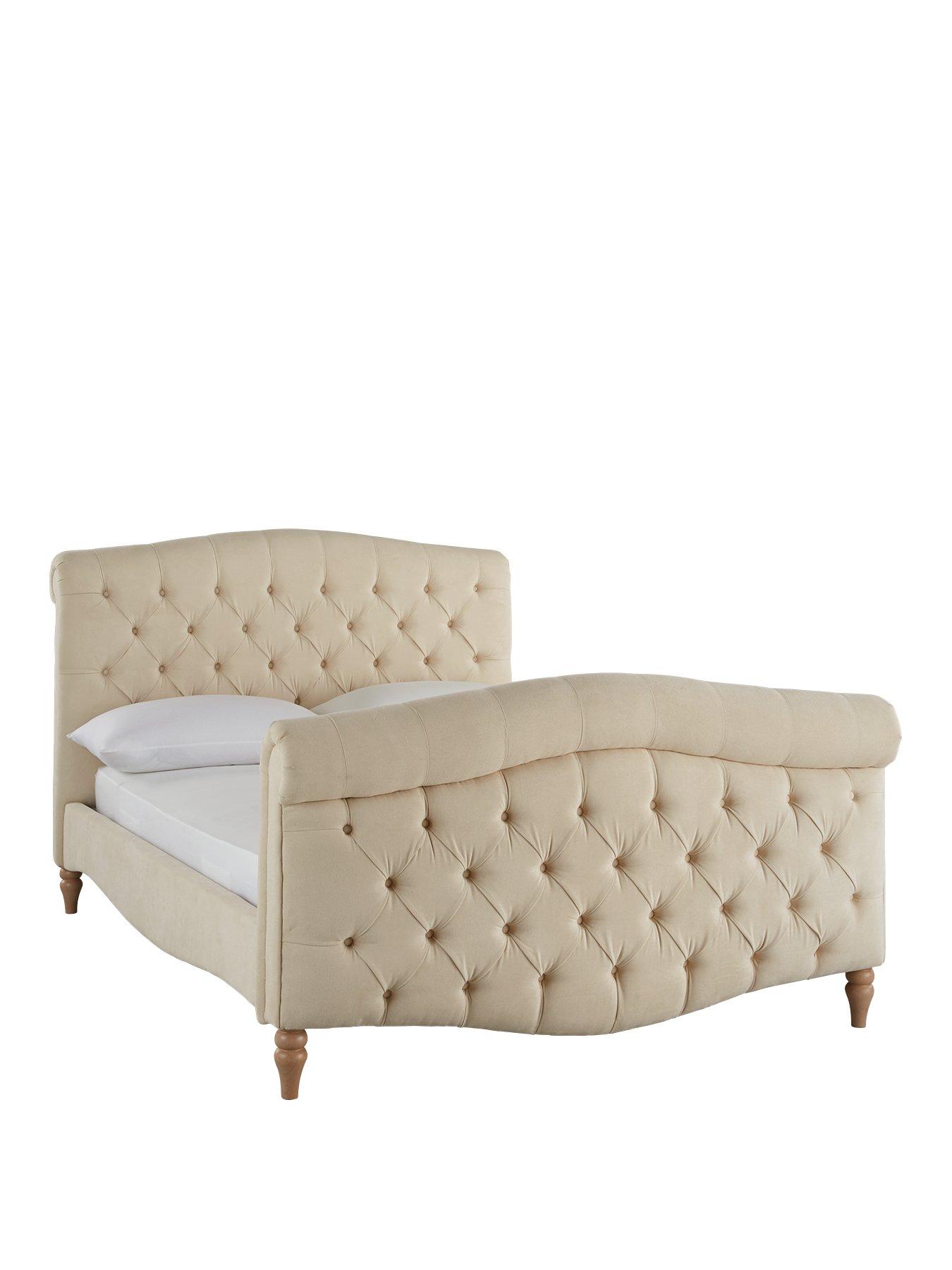 Offer LittleWoods Silentnight Lucia Fabric Bed Frame