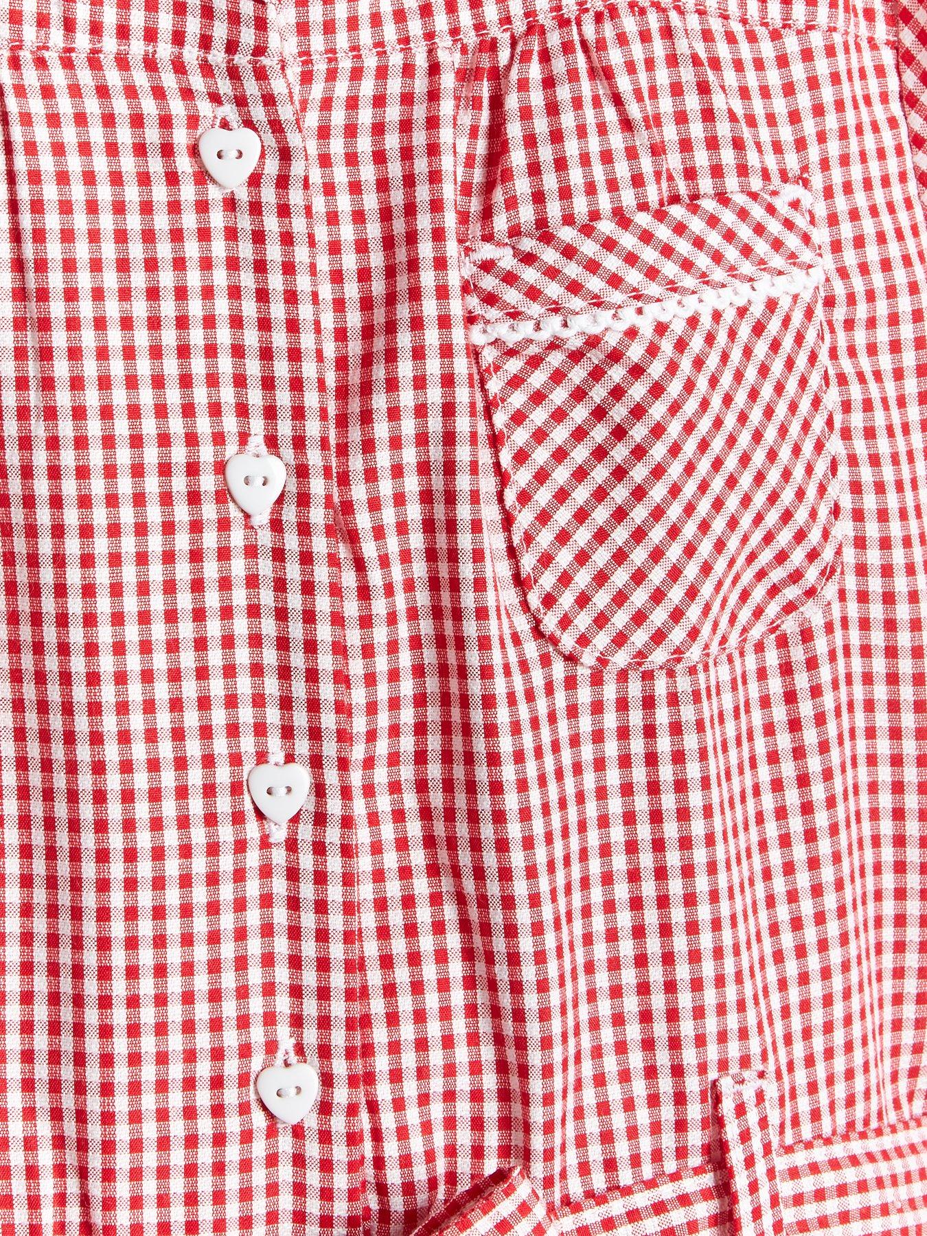 The Very Collection Girls 2 Pack Traditional Gingham Water-Repellent ...