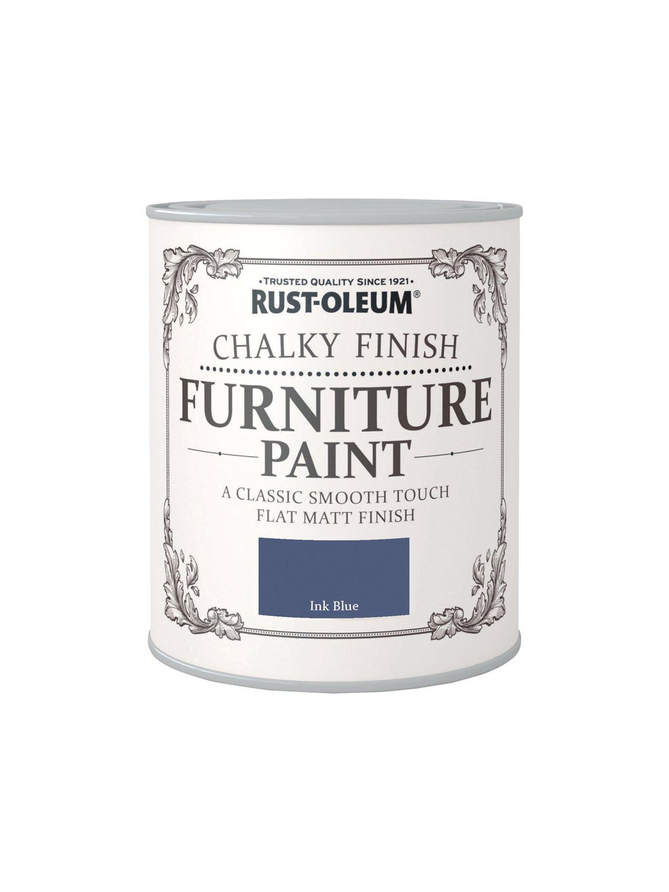 Rust-Oleum Chalky Finish Furniture Paint 750ml – Ink Blue | Littlewoods