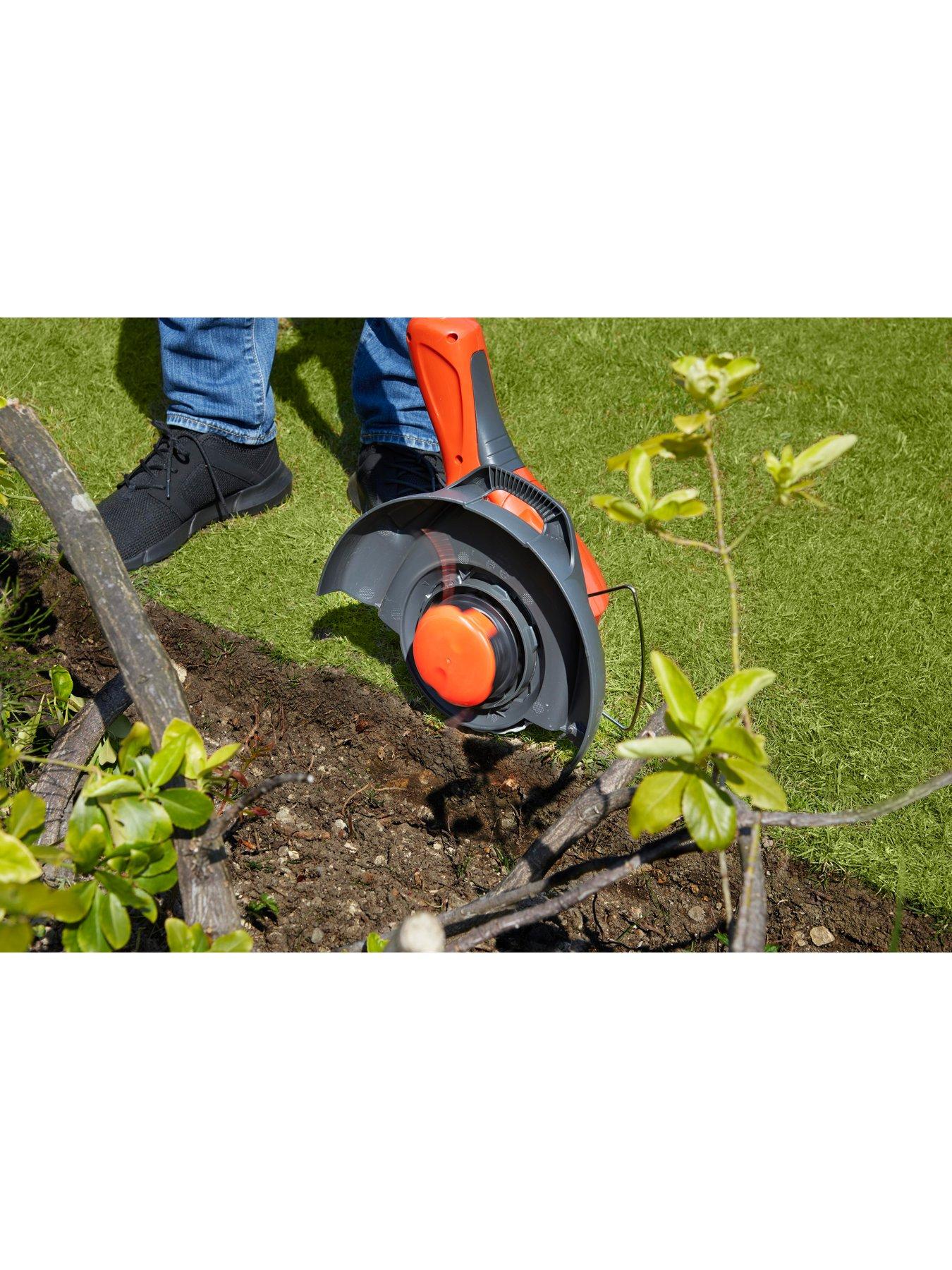 Flymo Contour 500E Corded 3-in-1 Grass Trimmer, Shrubber, and Edger ...