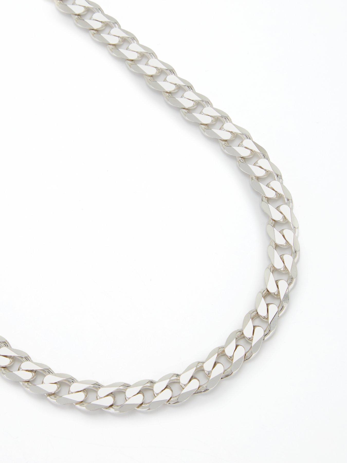 20 inch sterling silver chain mens store