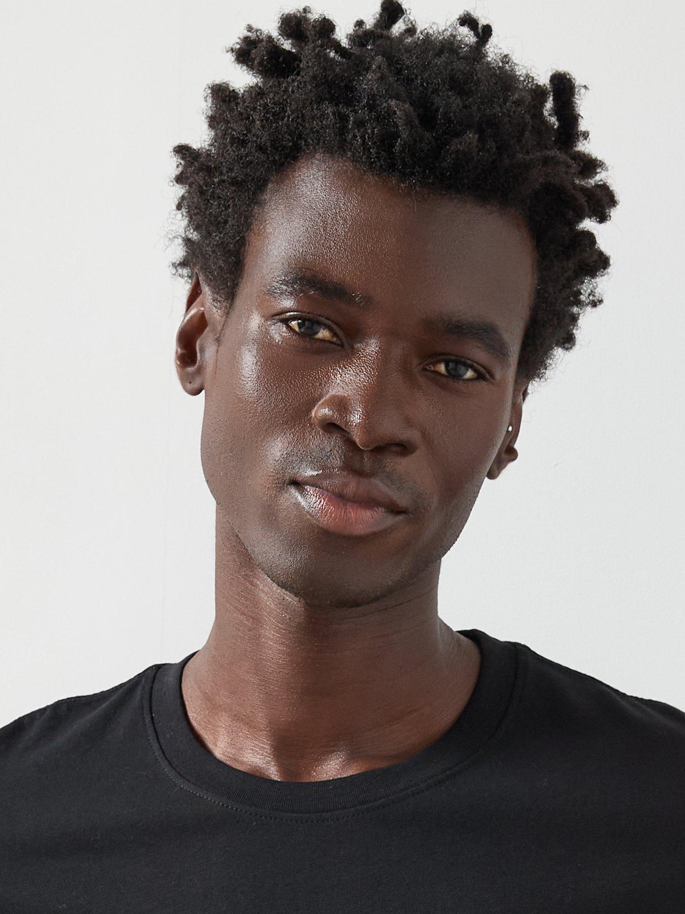 The Very Collection Pure Cotton Essentials Crew Neck T-shirt - Black ...