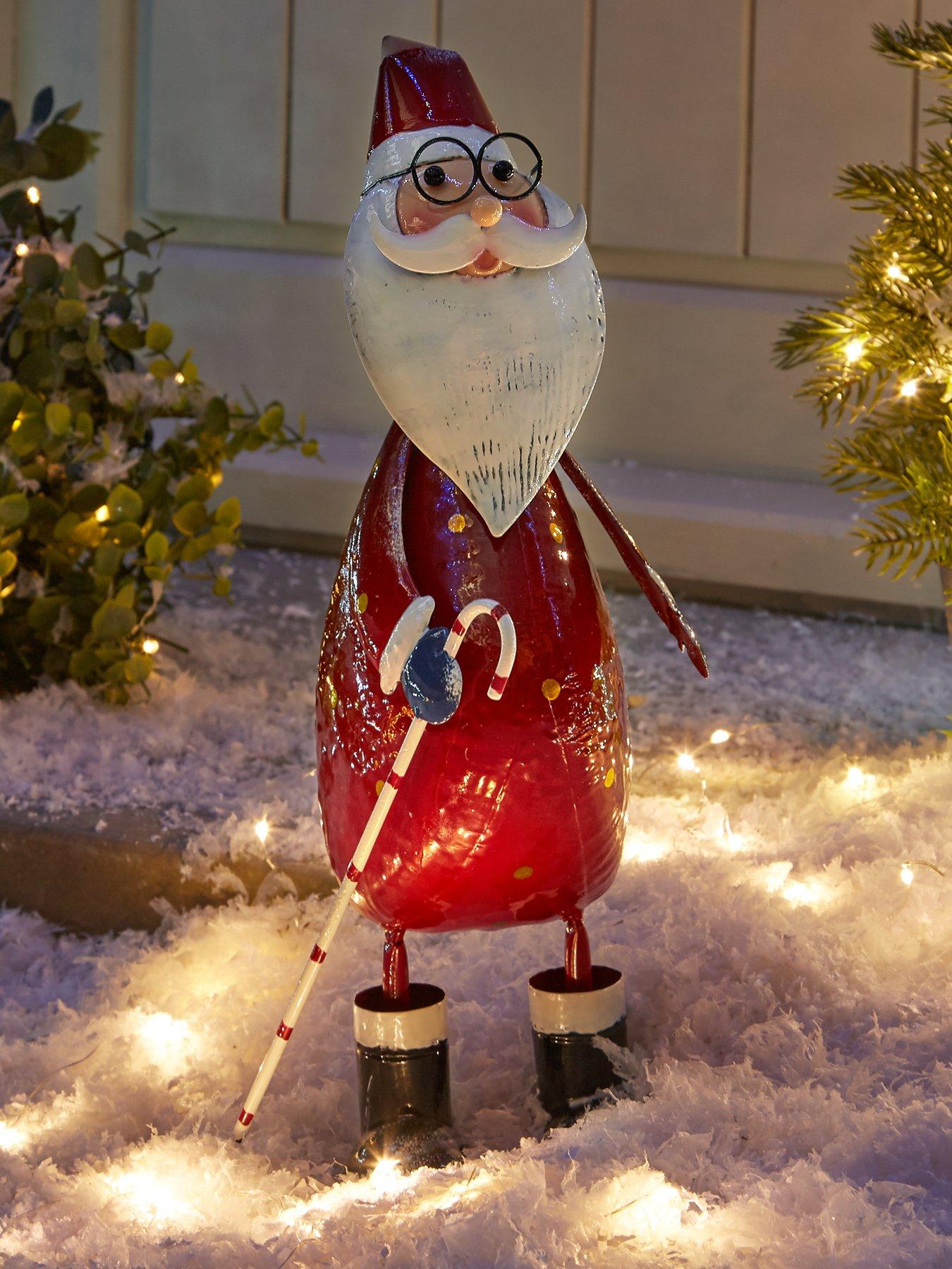 Three Kings Polka Santa Indoor/Outdoor Christmas Decoration (41.5cm ...