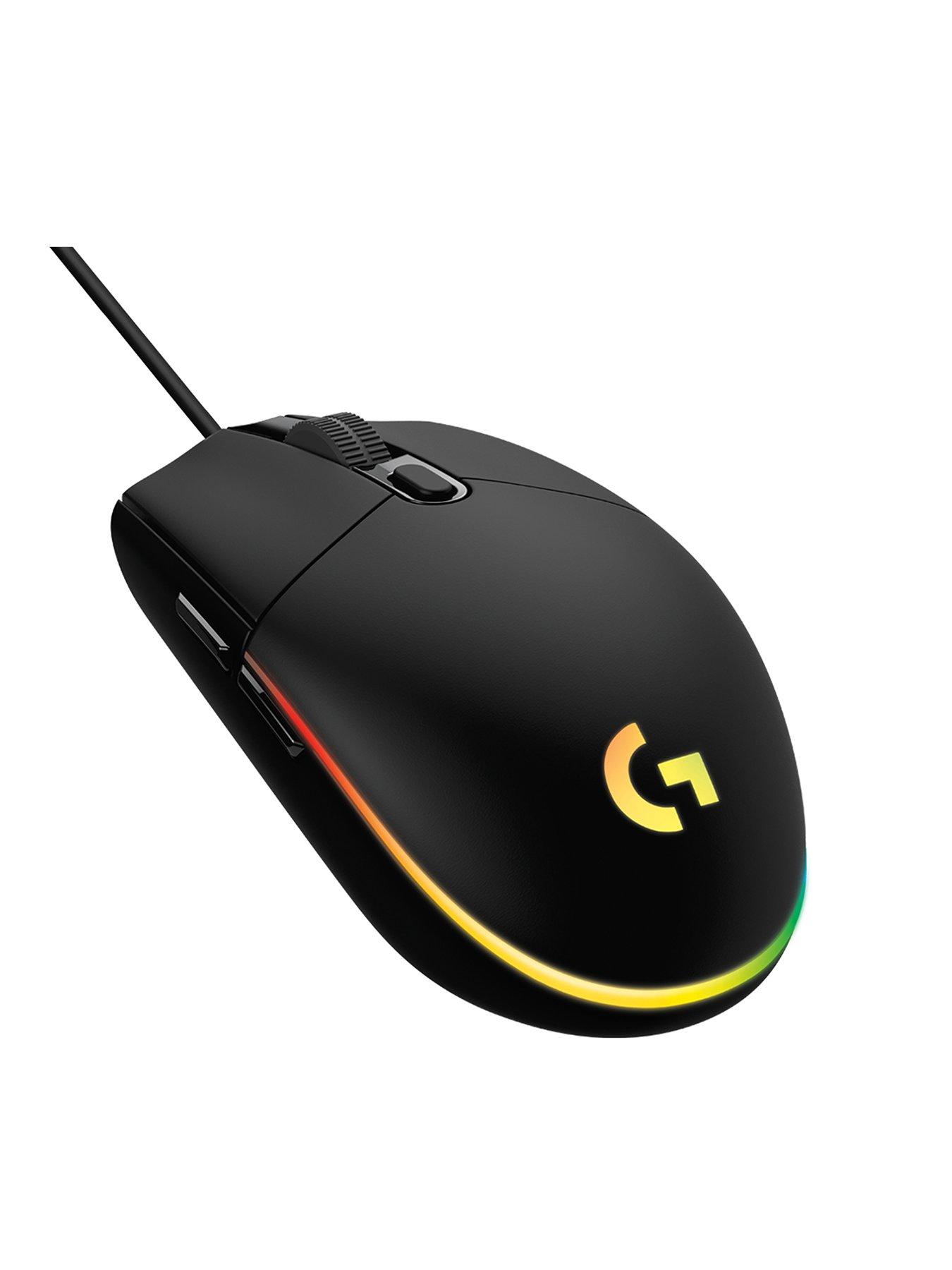 LogitechG G203 Lightsync RGB 6-Button Gaming Mouse - Black ...