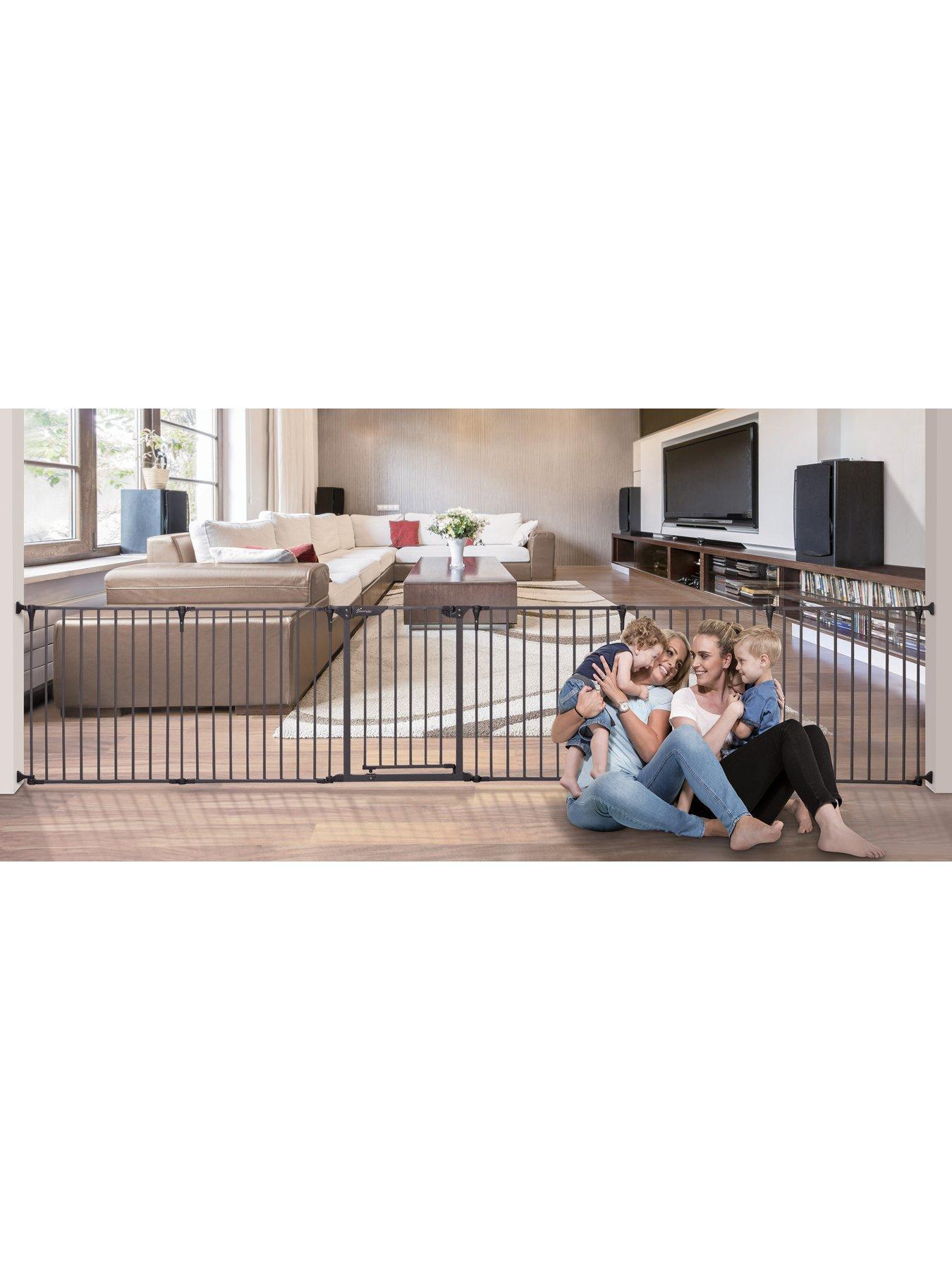 Dreambaby Royale Converta 3-in-1 Metal Playpen/ Fire Barrier - Charcoal ...