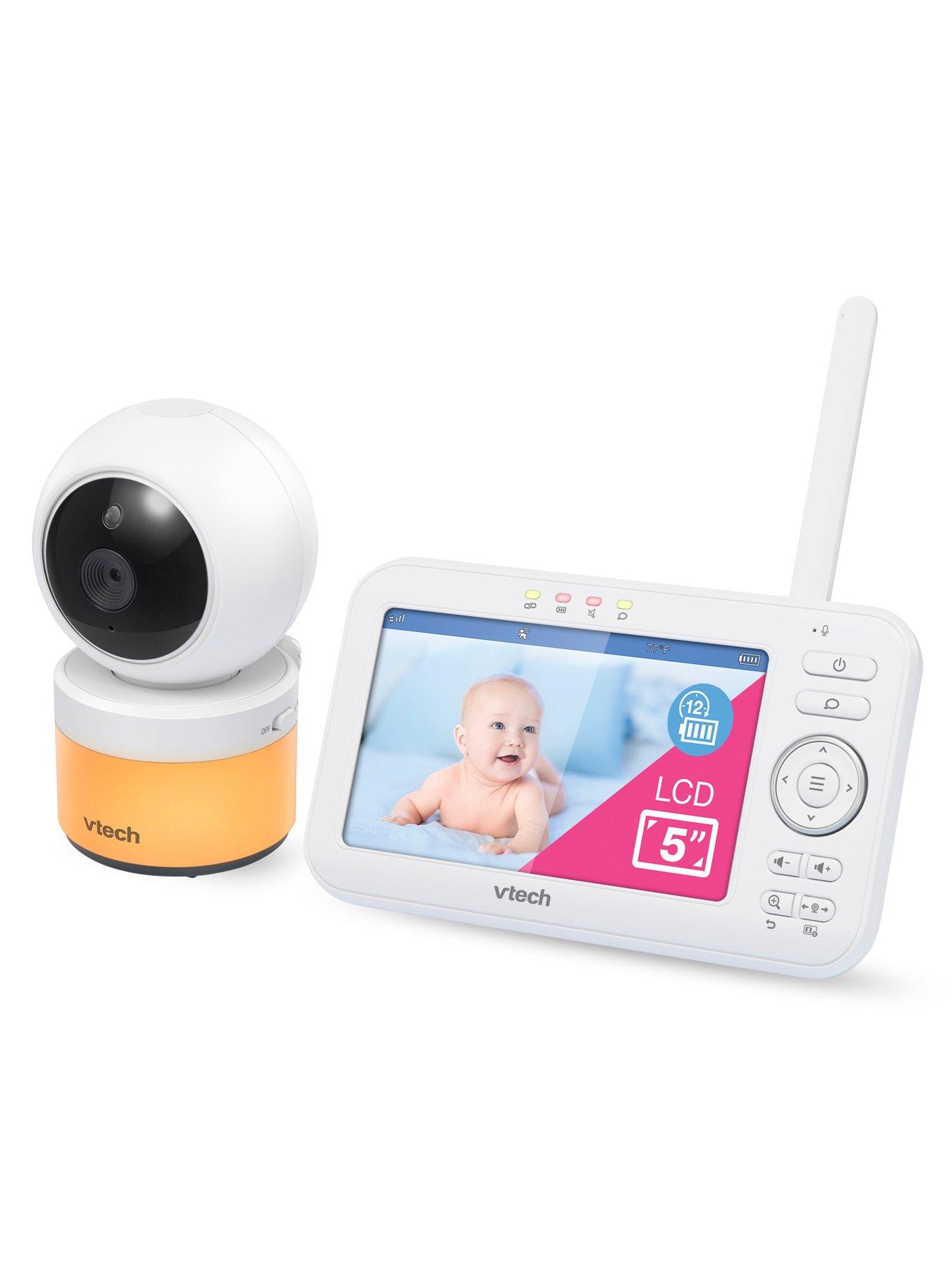 VTech 5" Pan & Tilt Video Monitor With Night Light And Projection ...