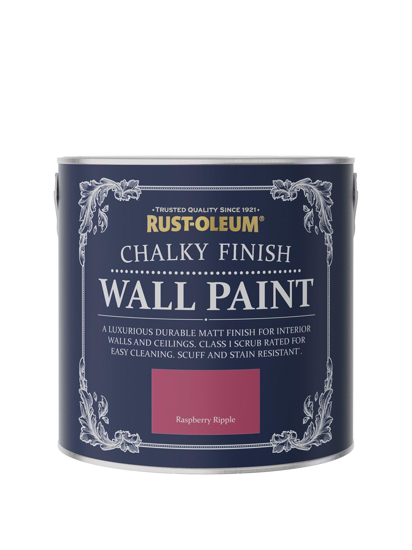 Rust-Oleum Chalky Wall Paint Raspberry Ripple 2.5l | littlewoods.com