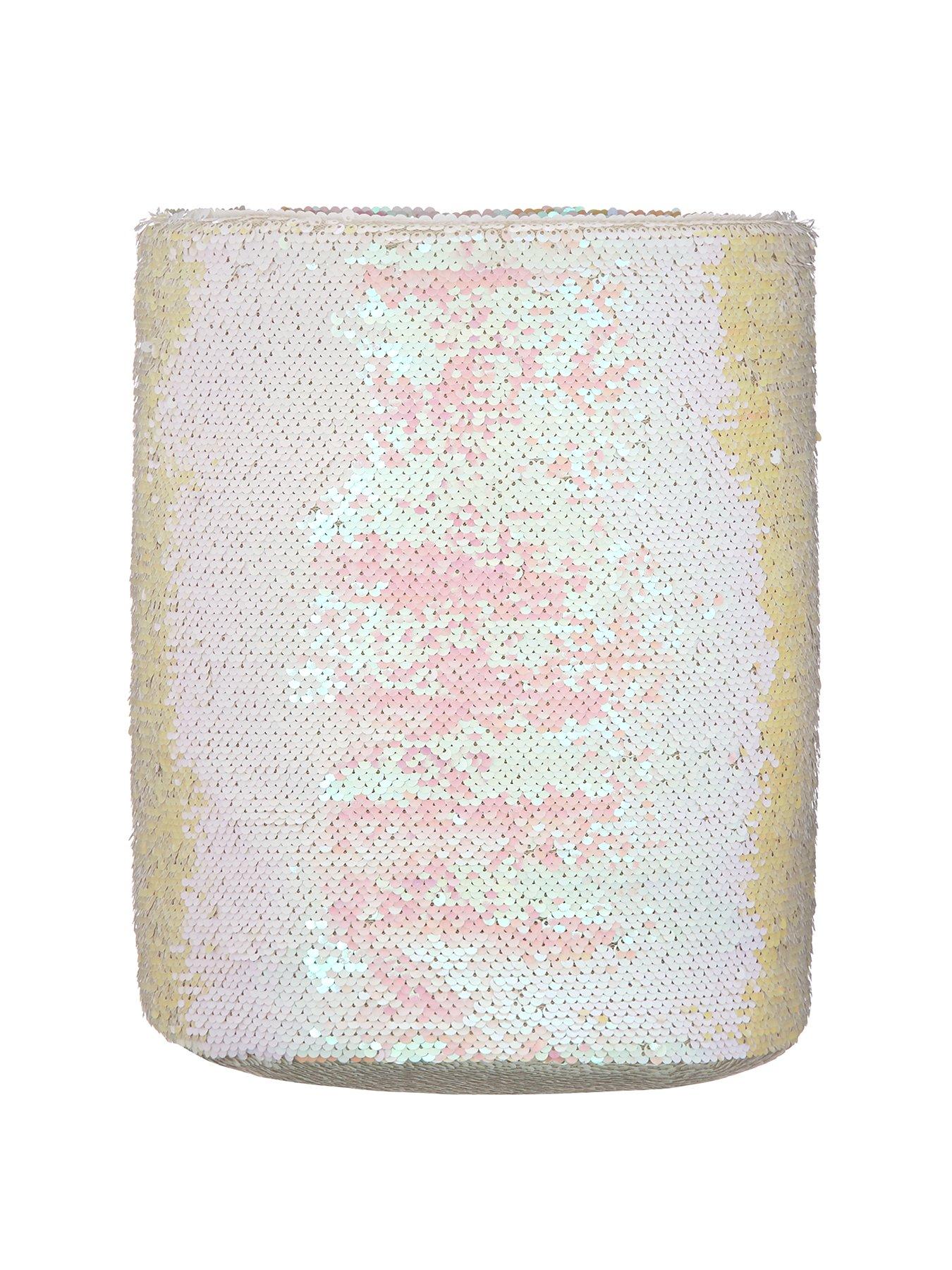 Very Home Pearl Lustre Sequin Storage Basket | littlewoods.com