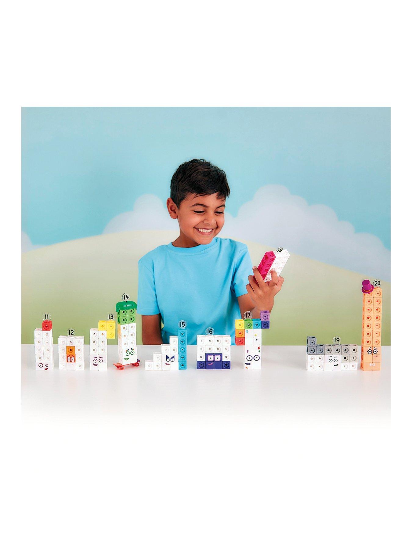LEARNING RESOURCES MathLink Cubes Numberblocks 11-20 Activity Set ...