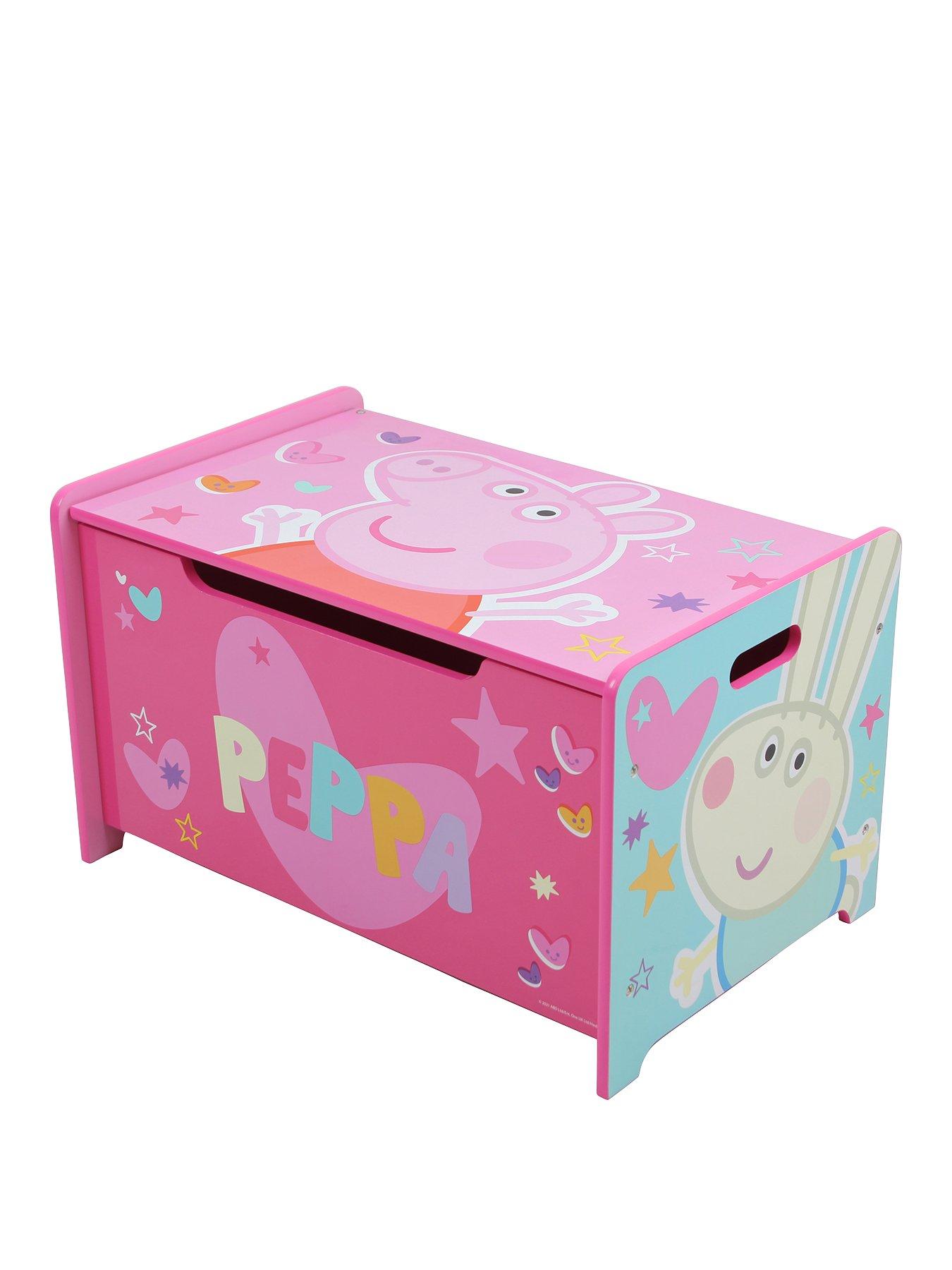 Peppa Pig Deluxe Wooden Storage Box/bench | littlewoods.com