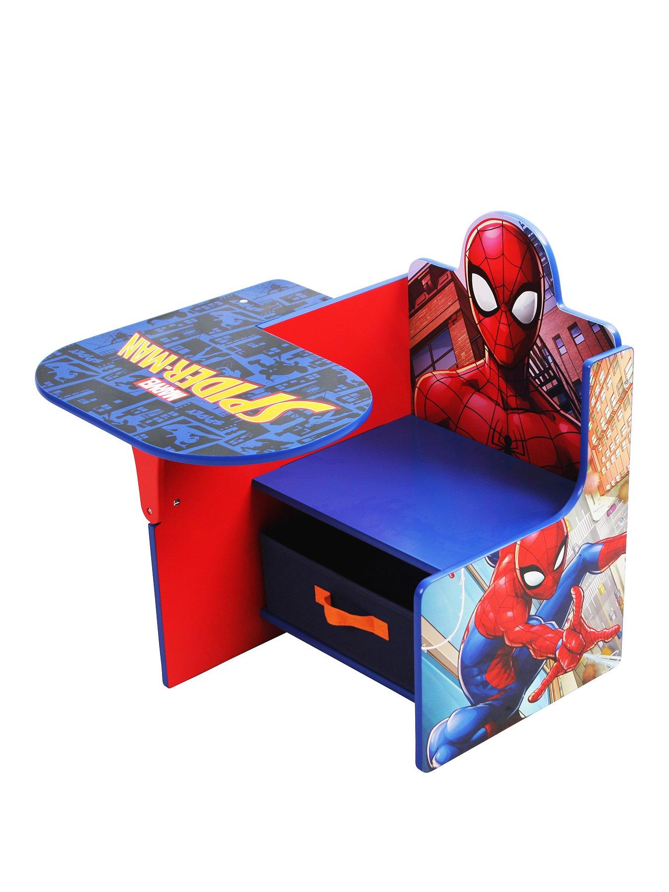 Chair desk with storage bin store