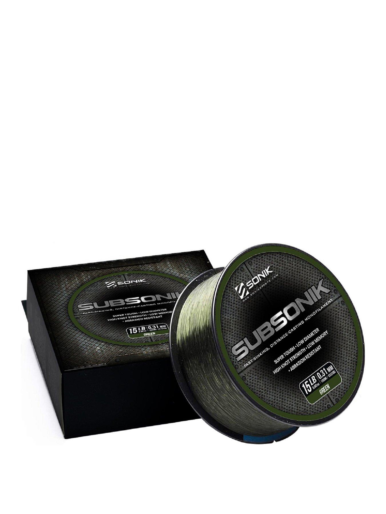 Sonik SUBSONIK GREEN Fishing Line - All Breaking Strains, 1200m ...