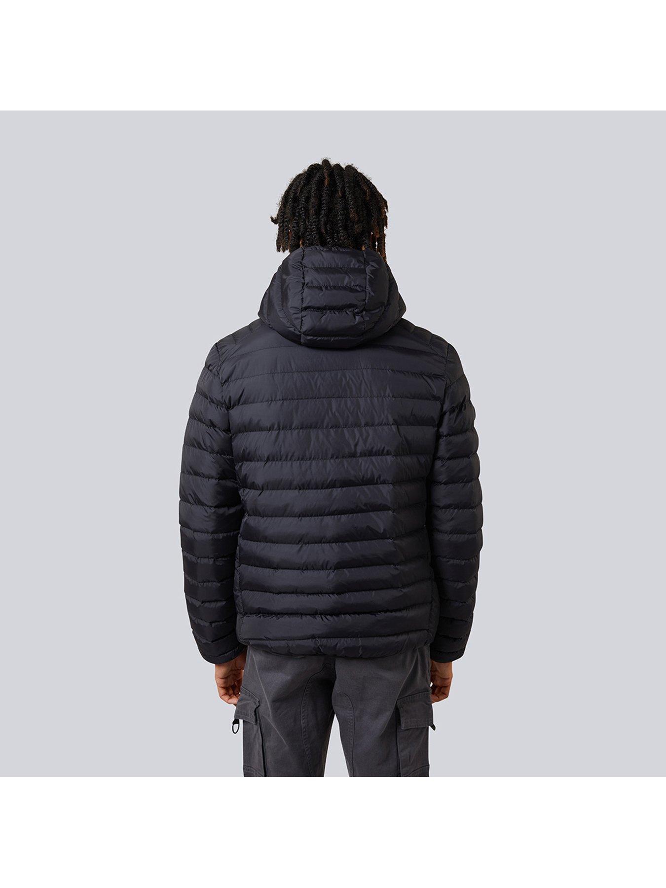 Criminal Damage Racer Padded Jacket - Black | littlewoods.com