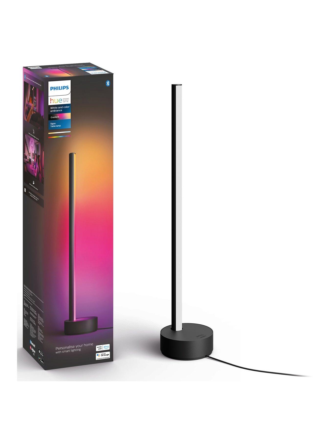 Philips Hue Gradient Signe table black EU/UK | Littlewoods