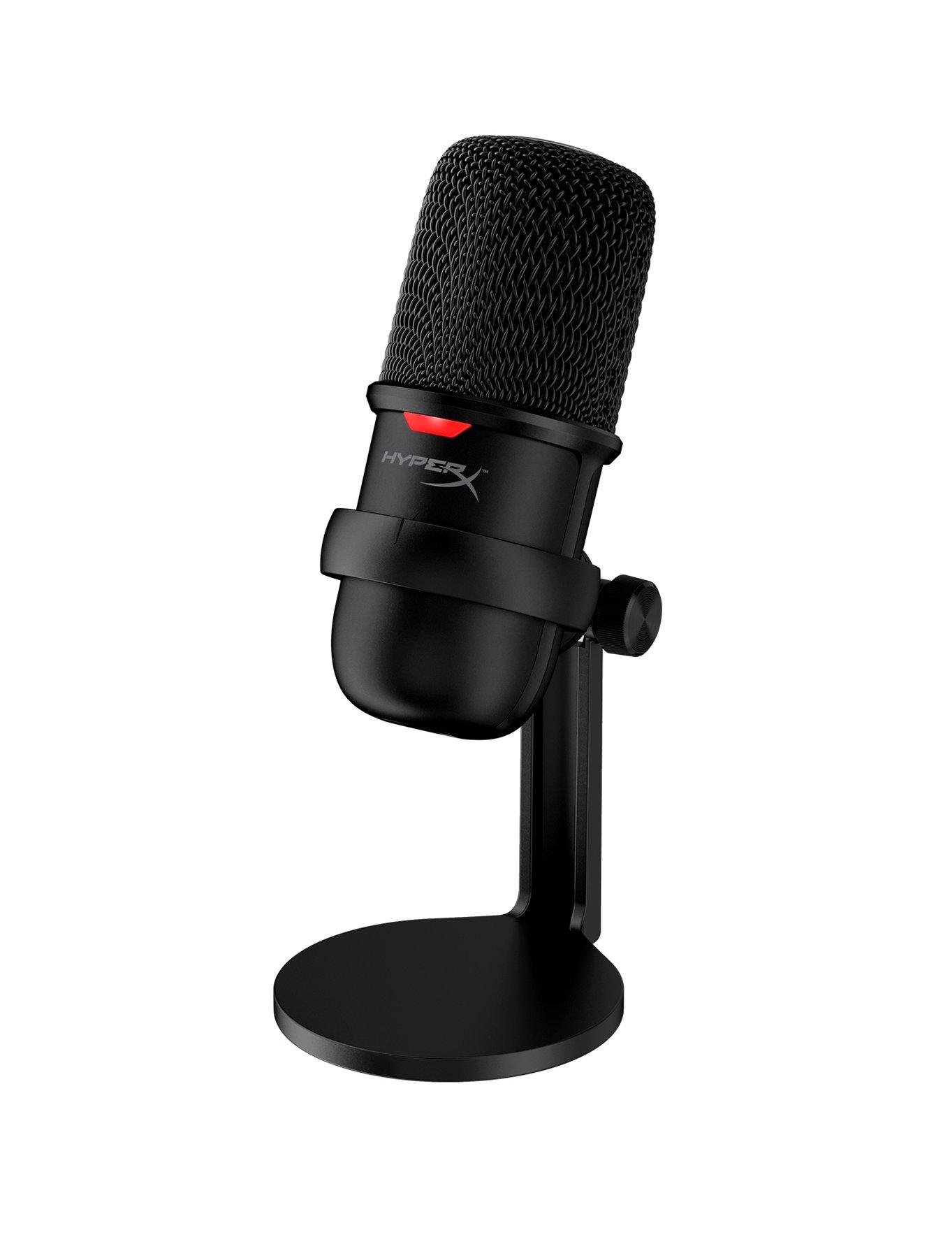 SoloCast USB Desktop Gaming Microphone PC Mac PS5 PS4 Black