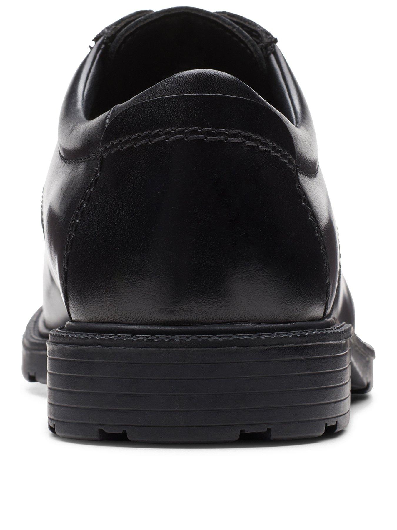 Clarks Kerton Lace Derby Shoes - Black | Littlewoods