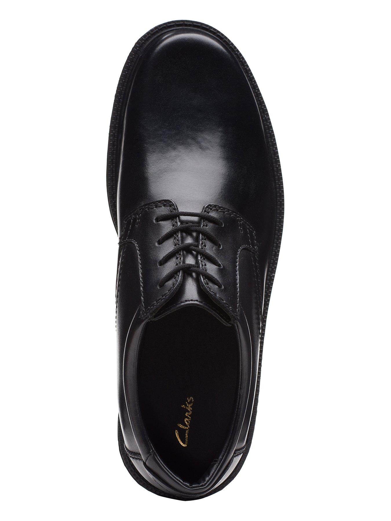 Clarks Kerton Lace Derby Shoes - Black | Littlewoods