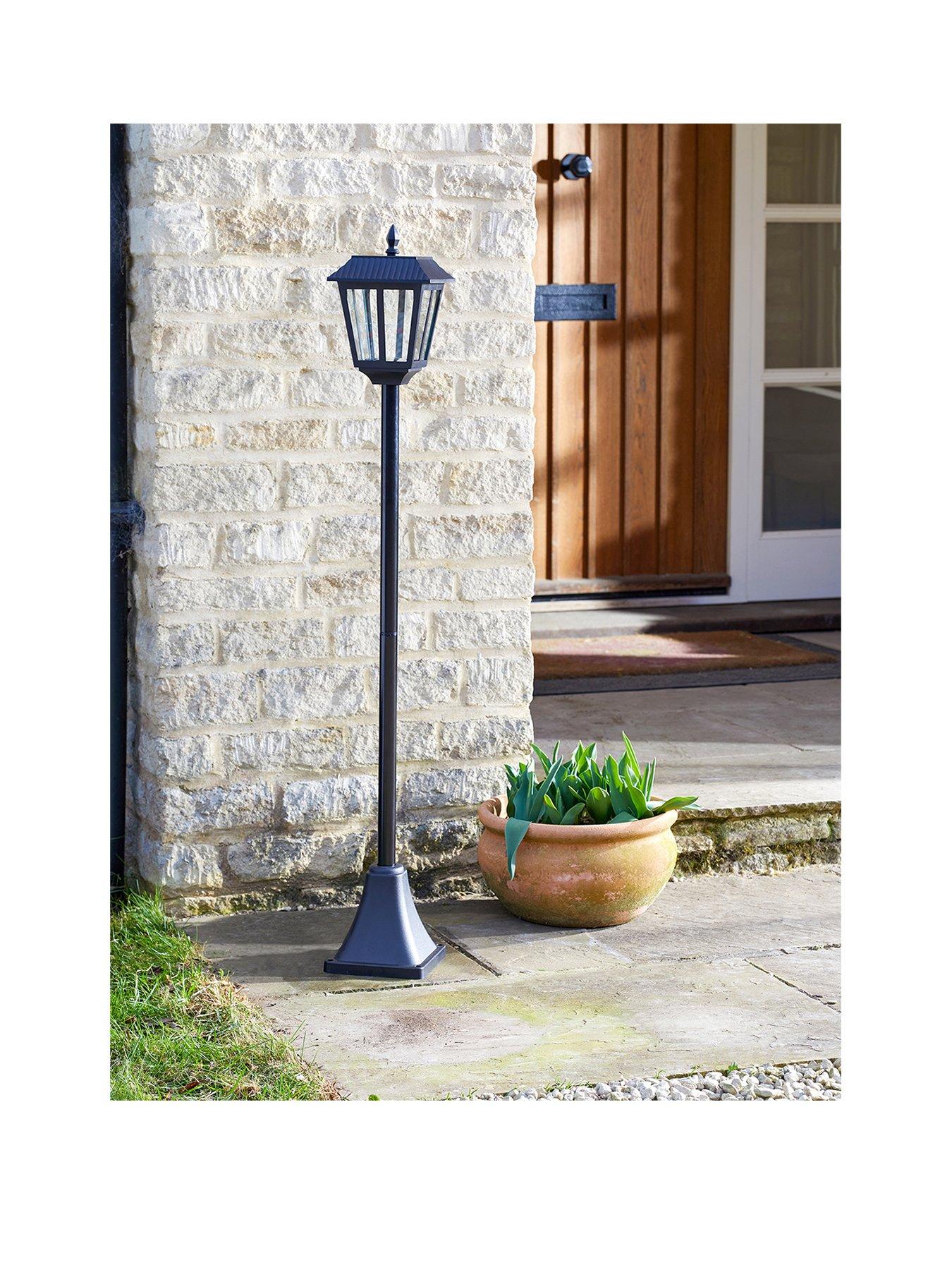 Smart Solar Metro Solar Lamp Post, 20 Lumen Output | Littlewoods