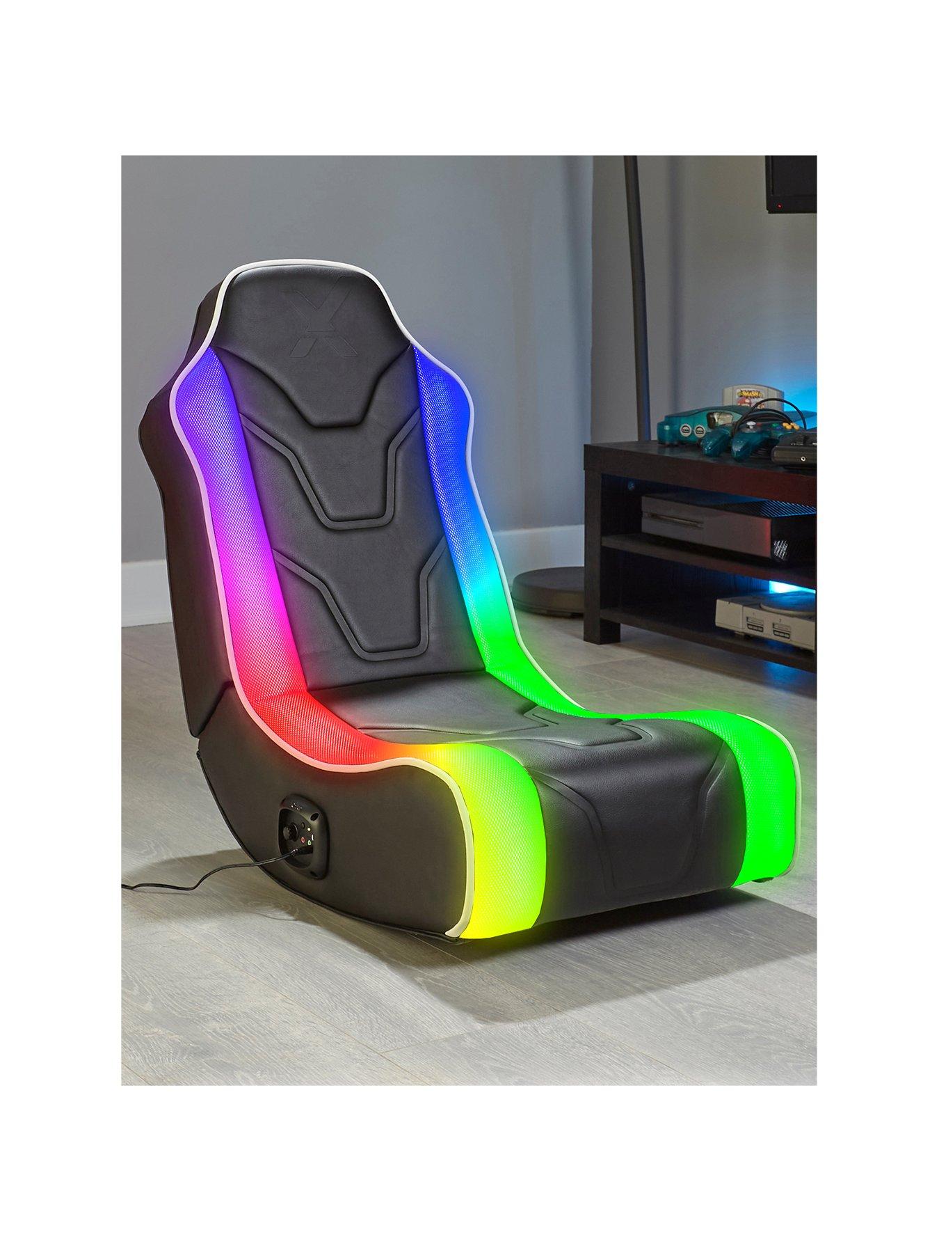X Rocker Chimera LED RGB 2.0 Stereo Audio Gaming Chair with Vibrant LED ...