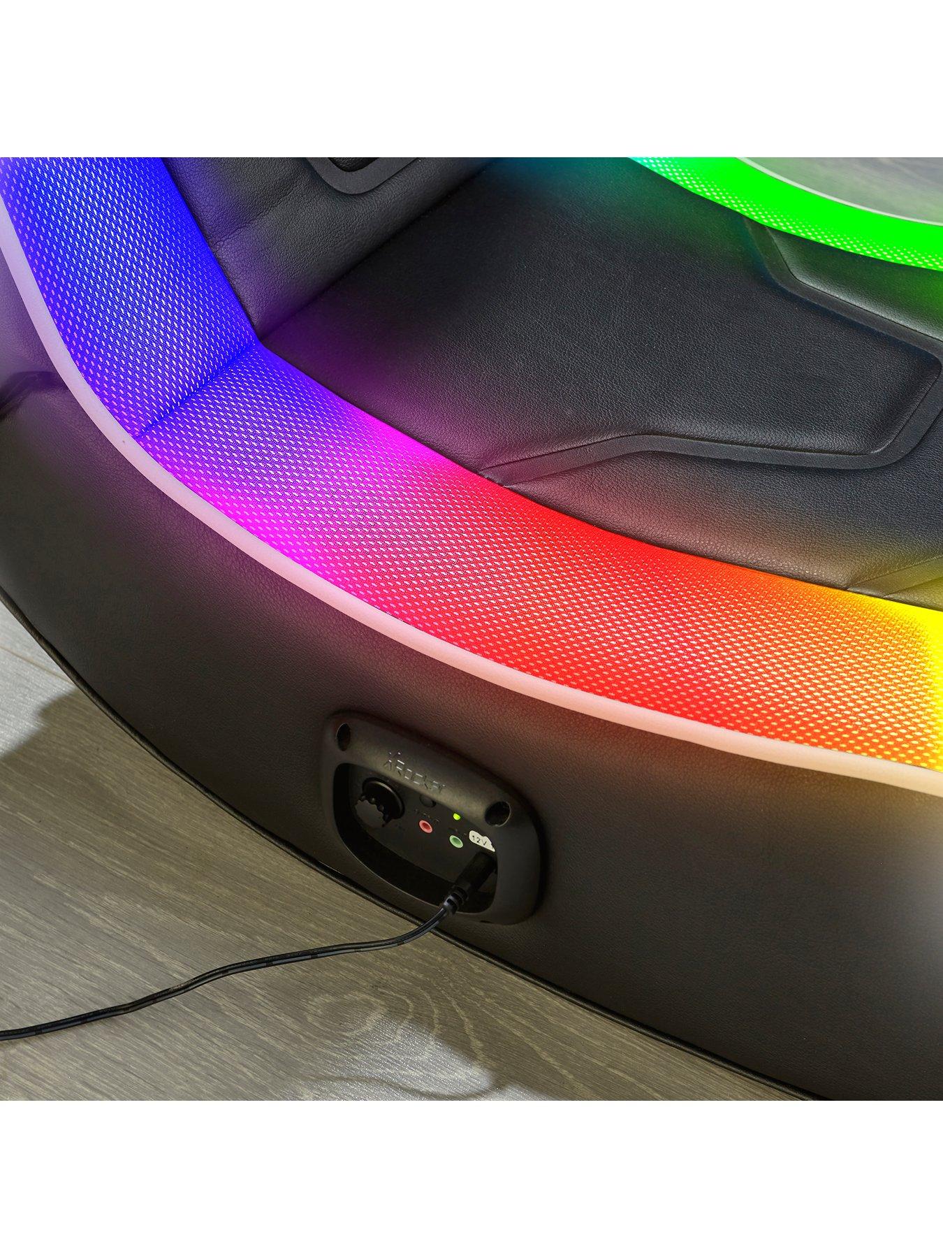X Rocker Chimera LED RGB 2.0 Stereo Audio Gaming Chair with Vibrant LED ...