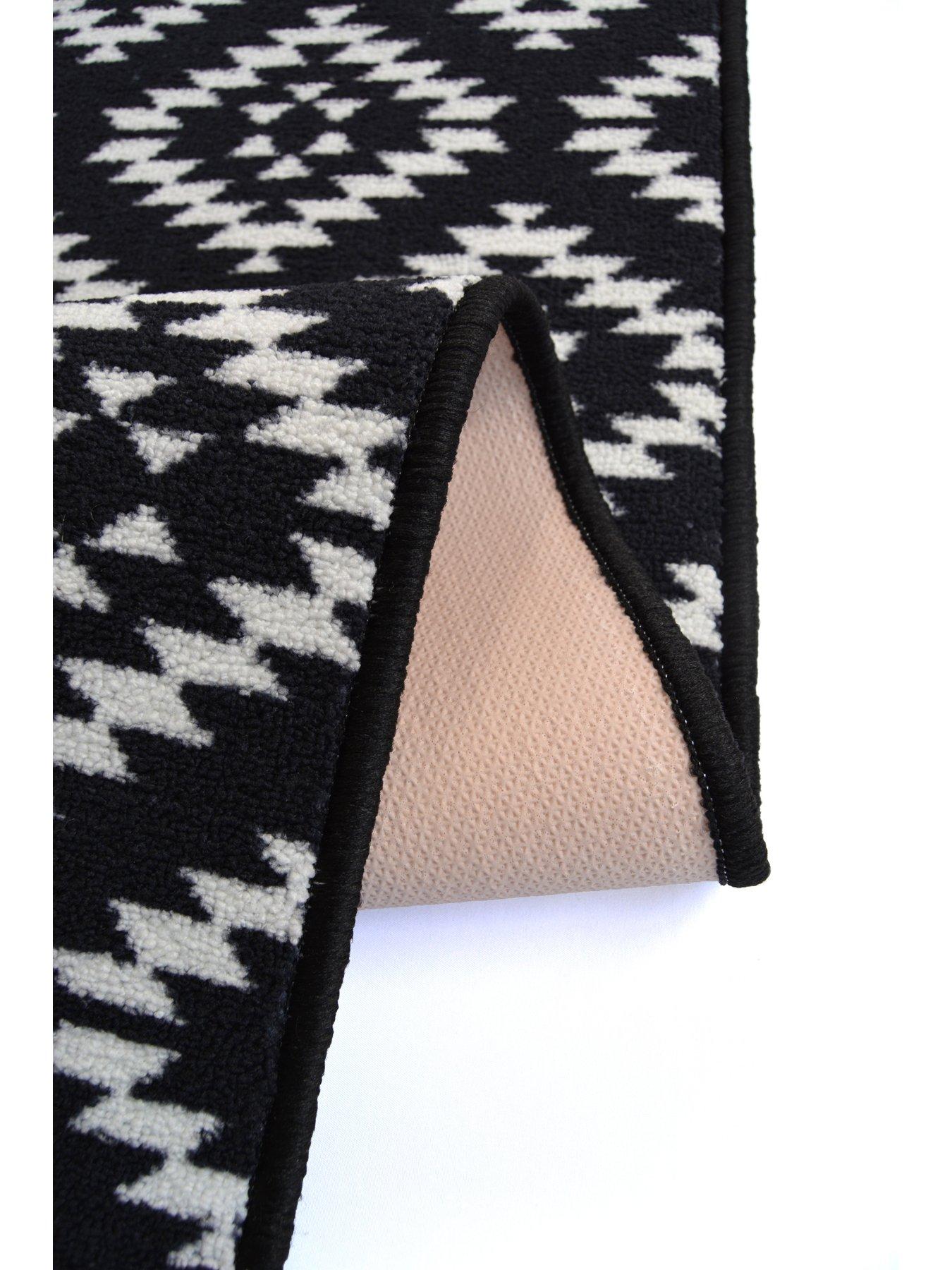 The Very Collection Aztec Black Diamond Runner & Doormat Set | Littlewoods
