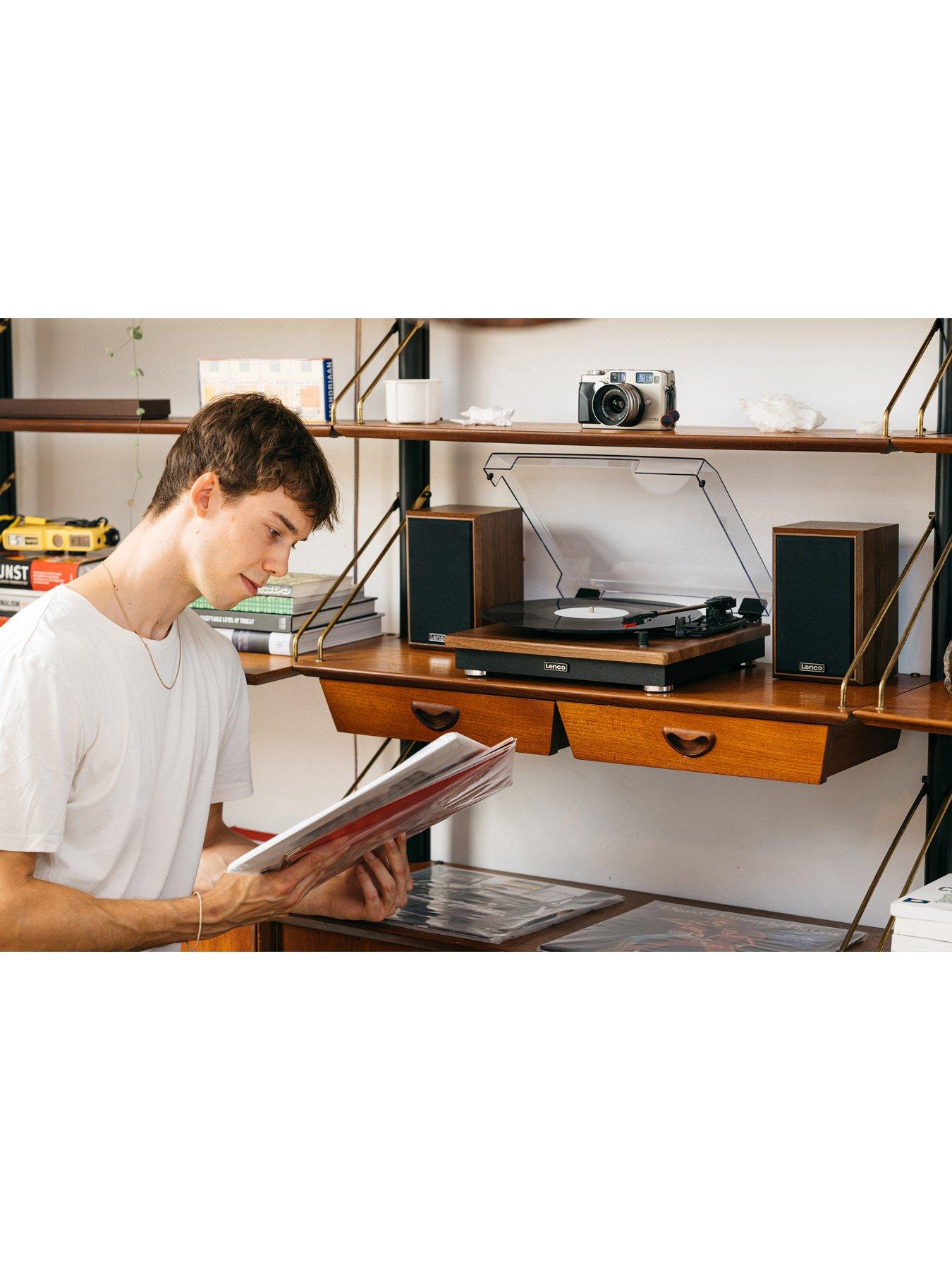 Lenco LS-100 Turntable and Hi Fi Speakers | Littlewoods