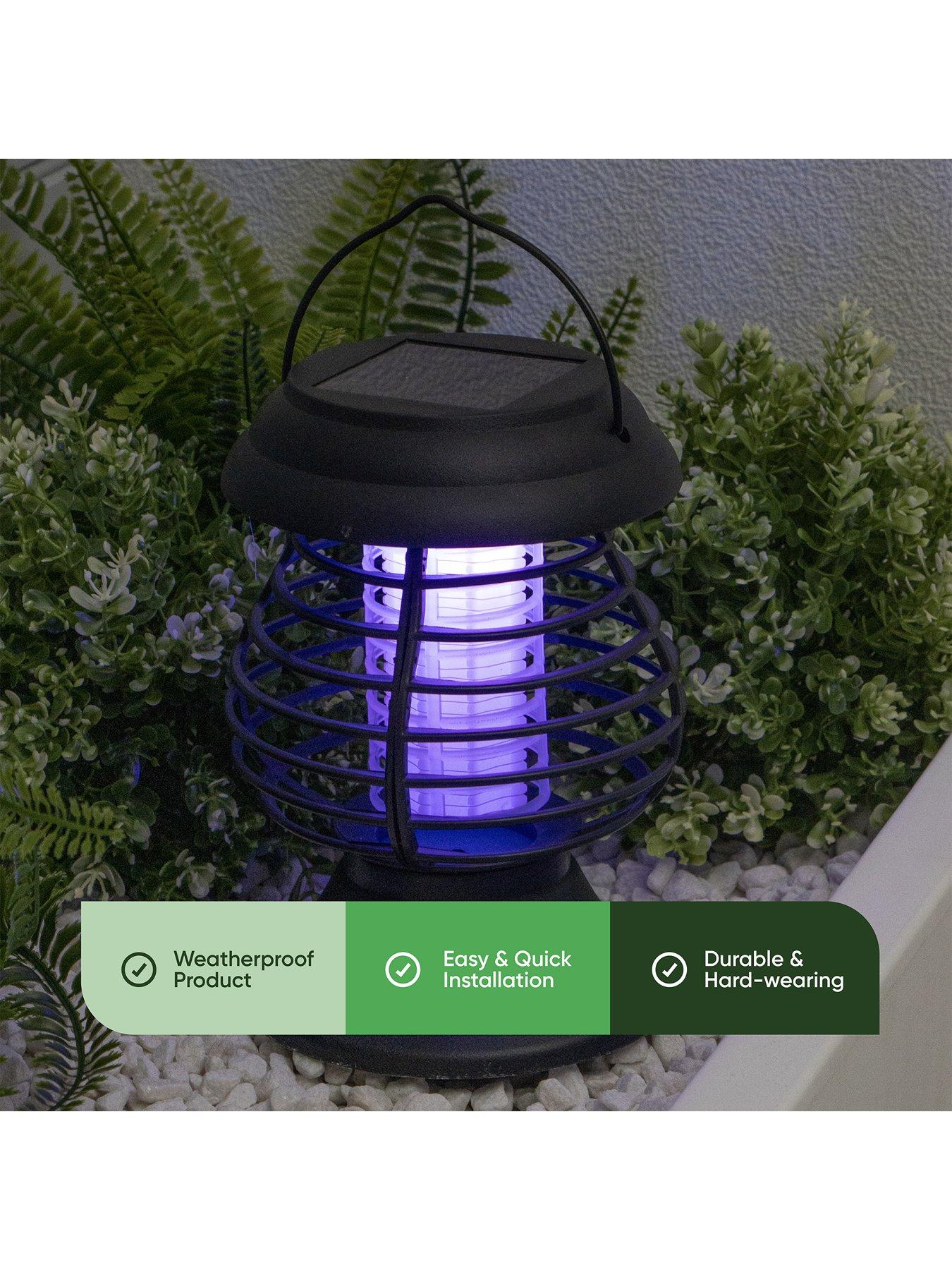 Streetwize 2 in 1 Solar Flame/Bug Zapper Lantern | littlewoods.com