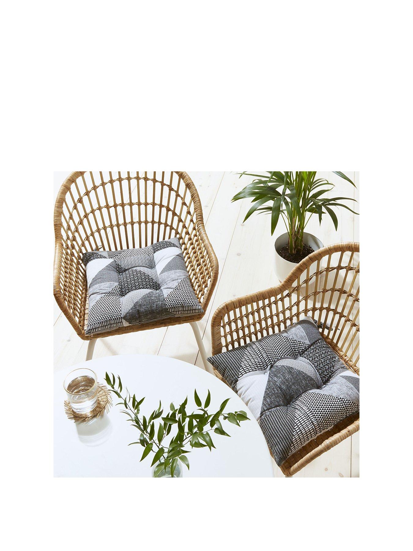 Catherine Lansfield Larsson Geo Seat Pack Of 2 Seats Pads | littlewoods.com