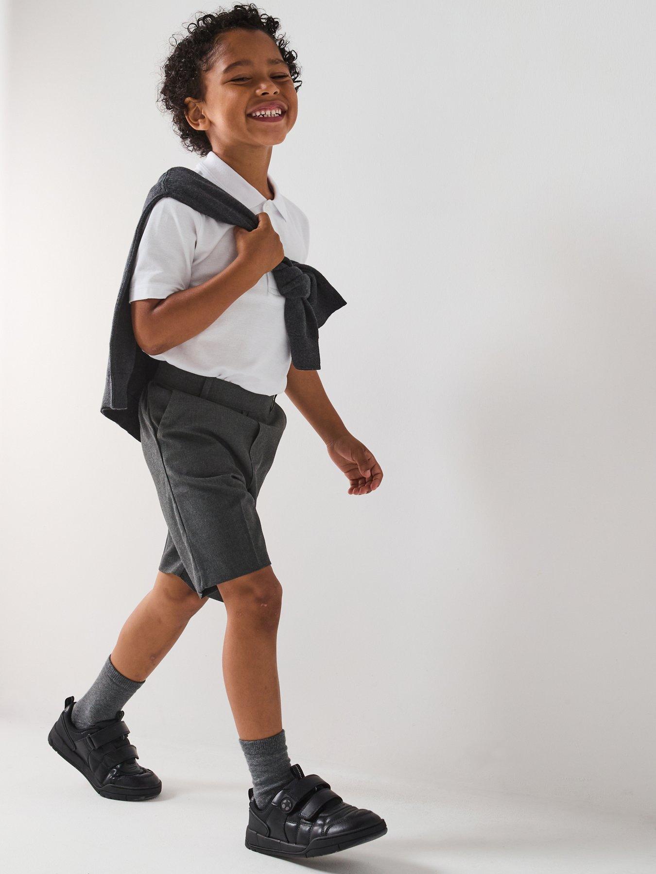The Very Collection Boys 2 Pack Grey Pull On Short | Littlewoods