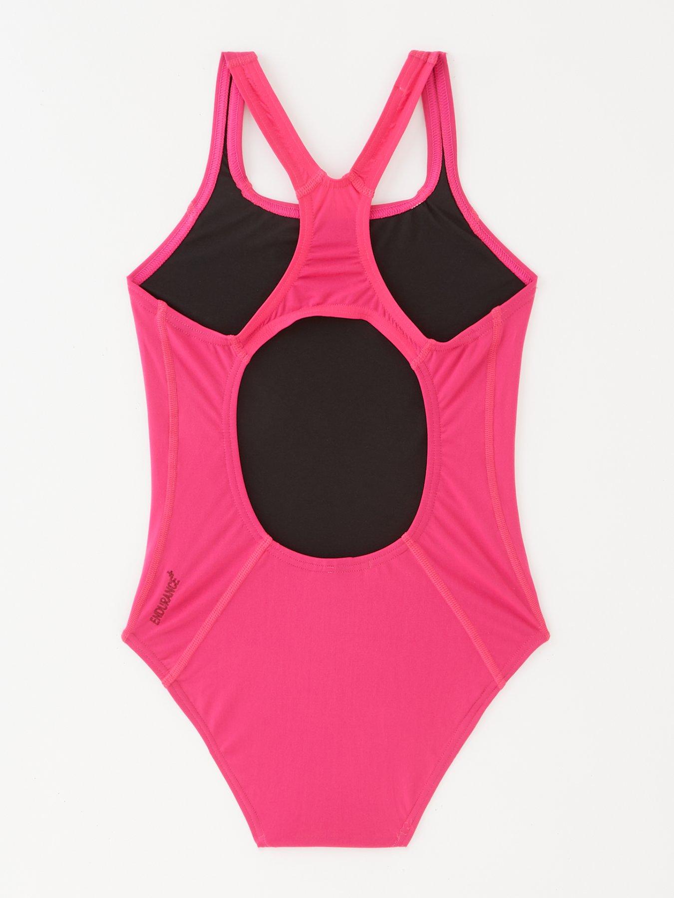 Speedo Junior Girls Endurance+ Medalist Swimsuit - Pink | Littlewoods