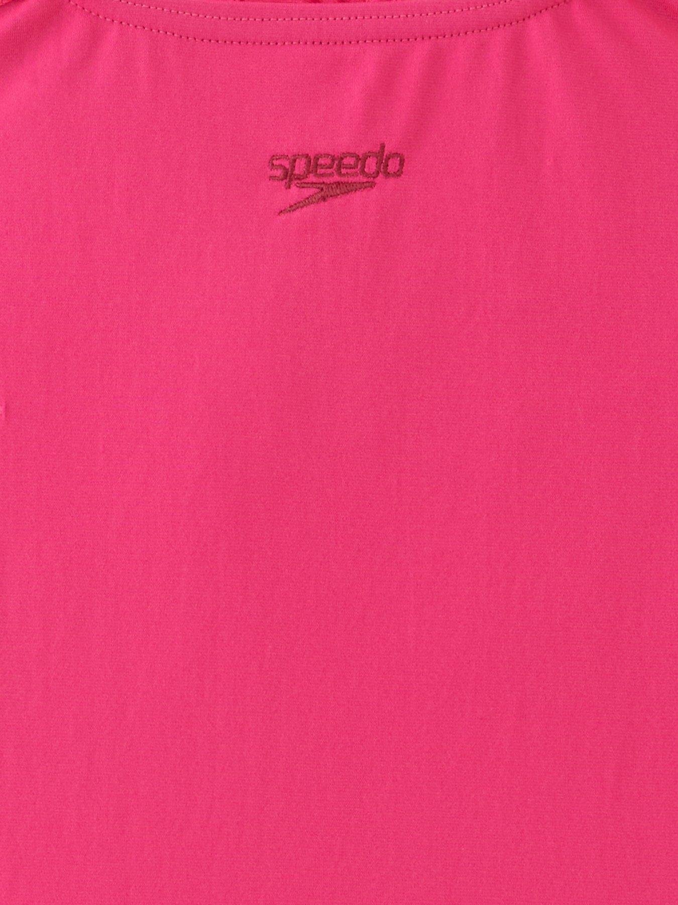 Speedo Junior Girls Endurance+ Medalist Swimsuit - Pink | Littlewoods