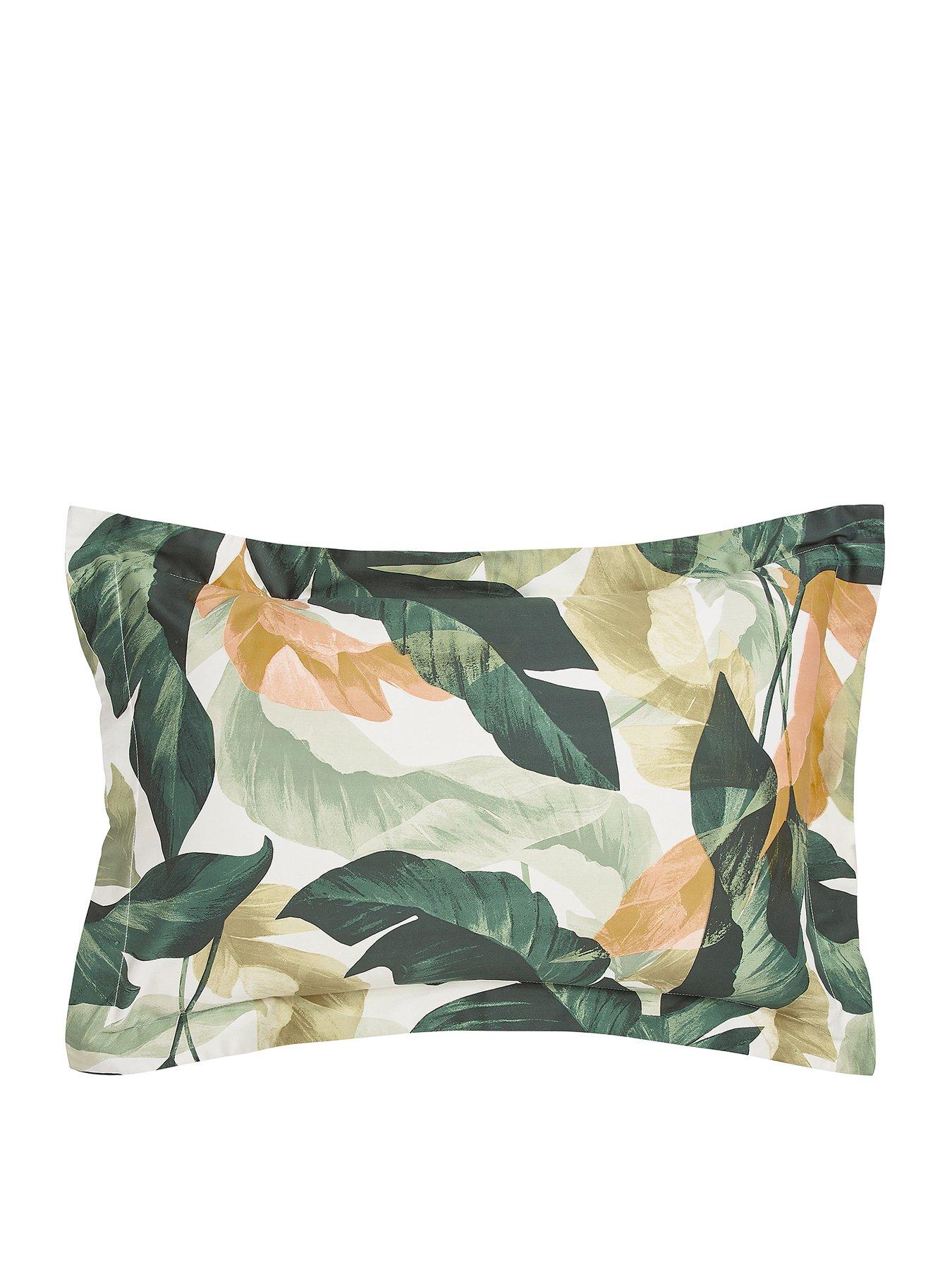 Ted Baker Urban Forager Oxford Pillowcase - Sage | littlewoods.com
