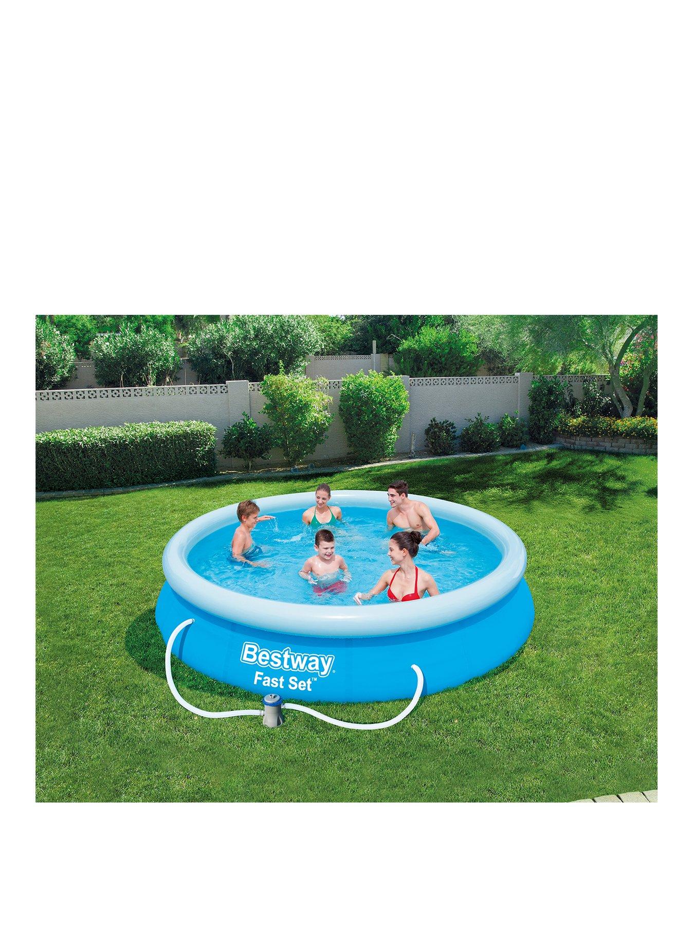 Bestway 12ft Fast Set Pool with Filter Pump | littlewoods.com