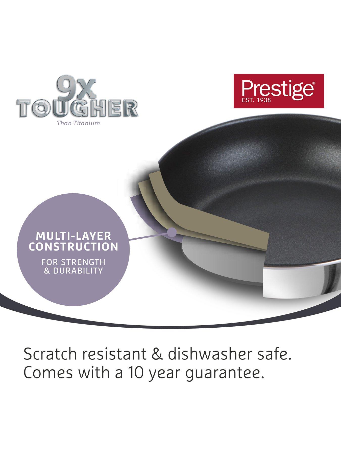 Prestige 9x Tougher Easy Release Non-Stick Induction 2-Piece Frying Pan ...