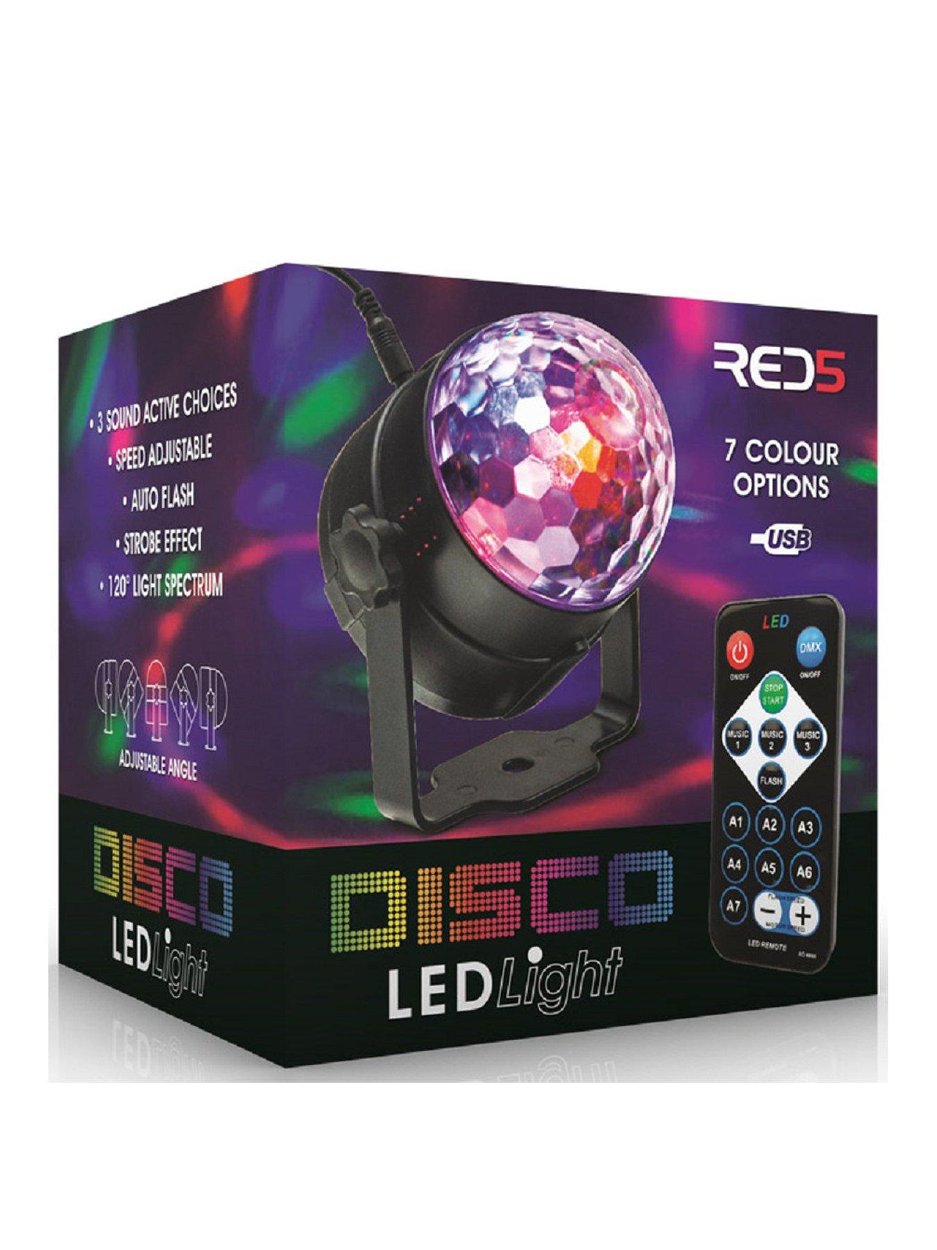 RED5 LED Colour Changing Disco Light (USB) | littlewoods.com