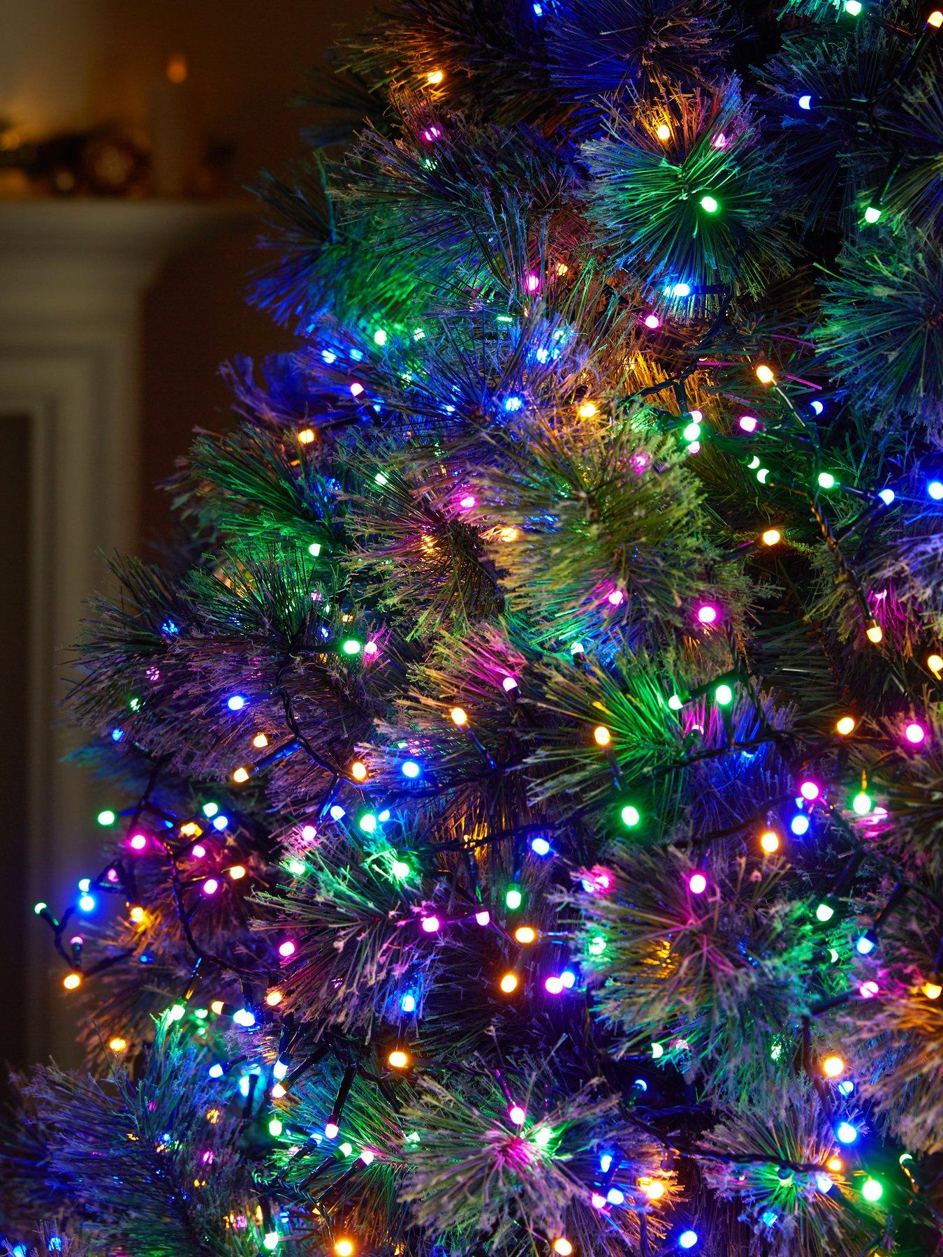 Festive Set of 520 Glow-Worm Pastel Christmas Lights | littlewoods.com