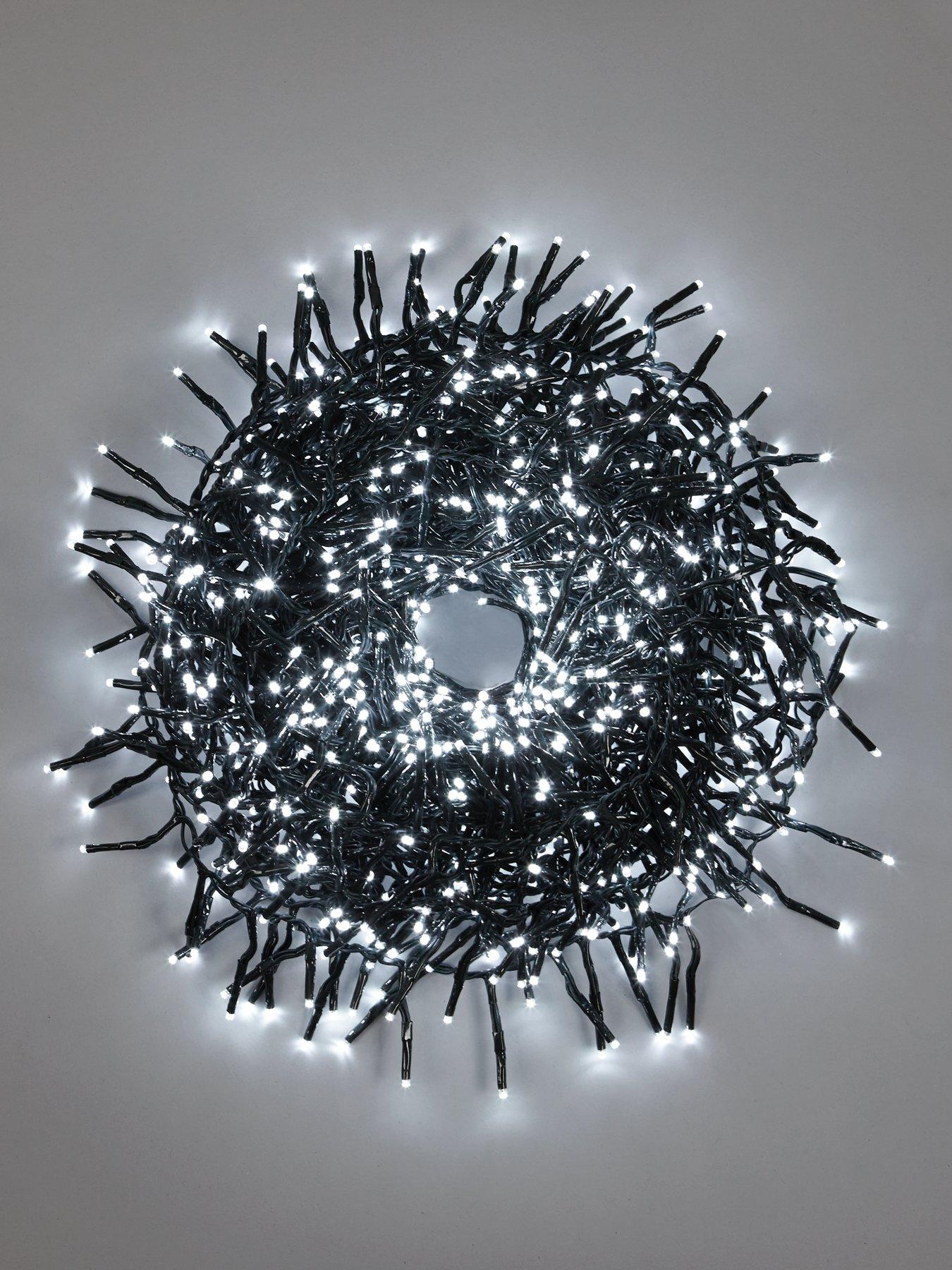 Festive Set of 1000 Multifunction Bright White Sparkle Indoor/Outdoor ...