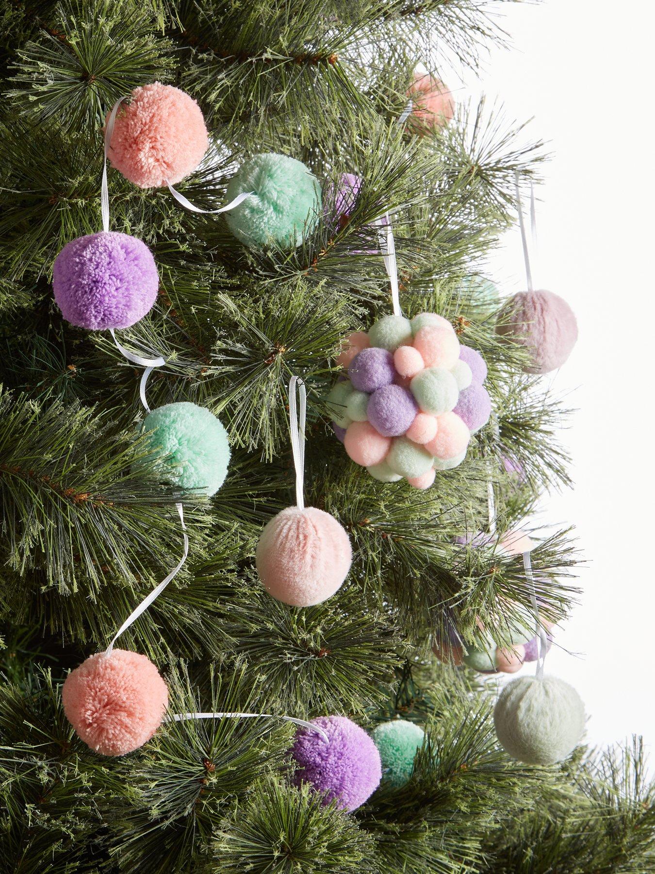 Pom Pom Christmas Tree Decorating Bundle | Littlewoods